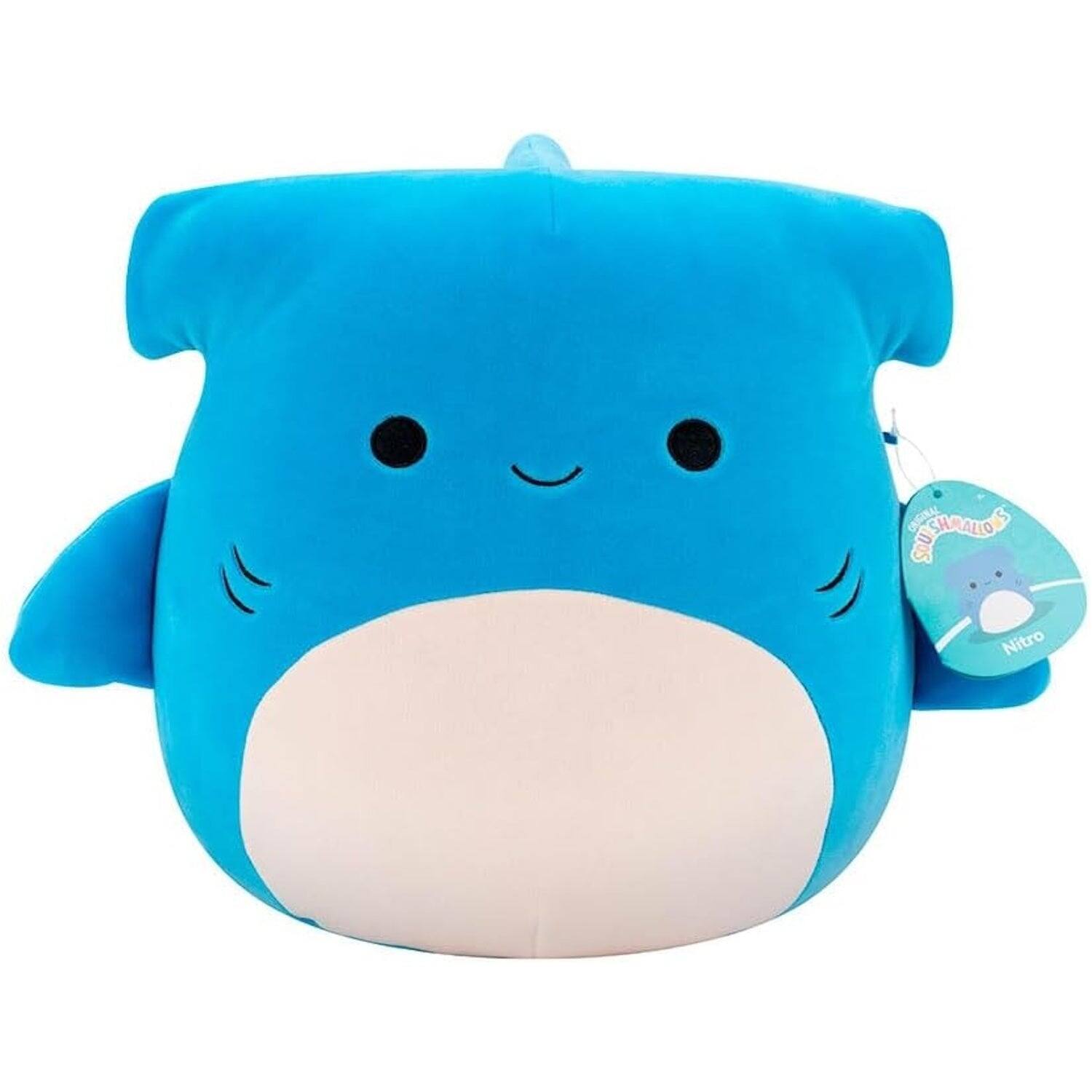 Jazwares Squishmallows: Nitro the Hammerhead Shark 12" Plush - Best Buy