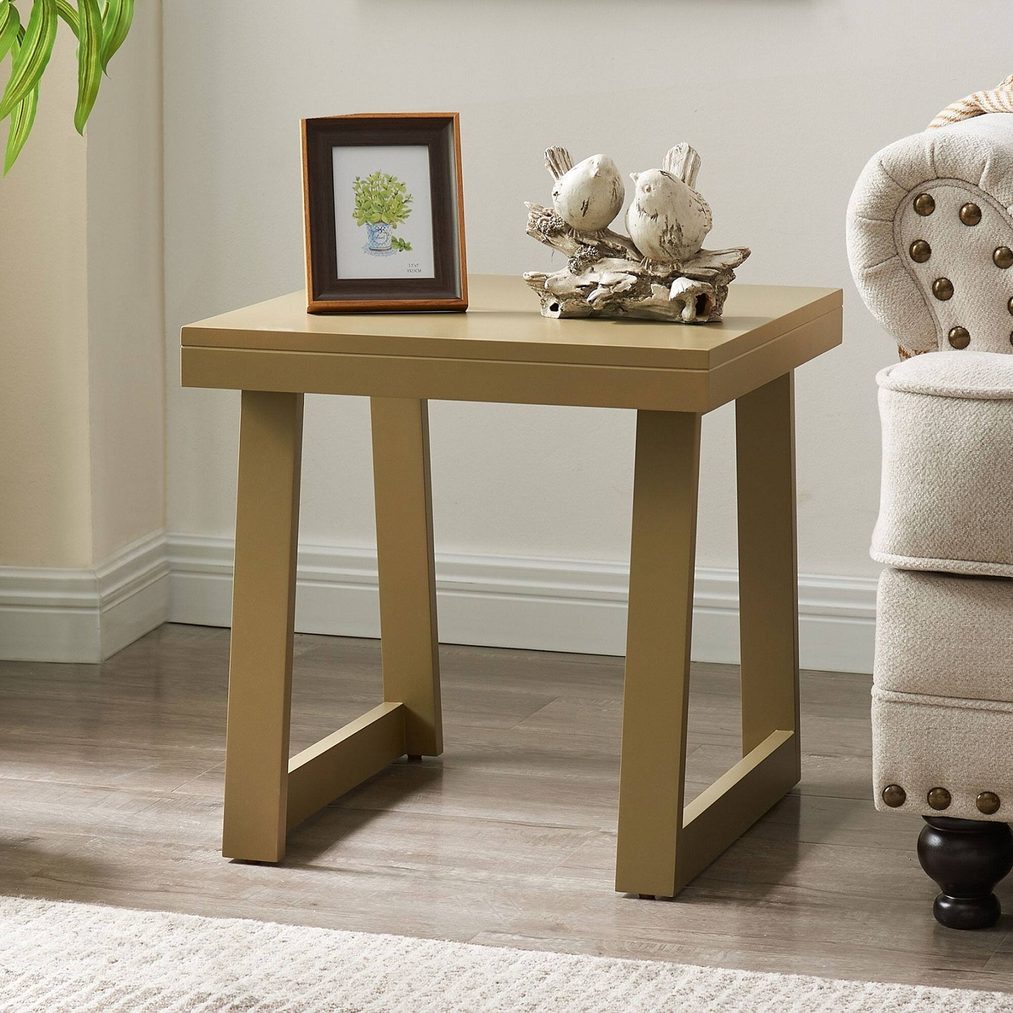 Kings Brand Furniture Charlie Side Table, End Table for Living Room ...