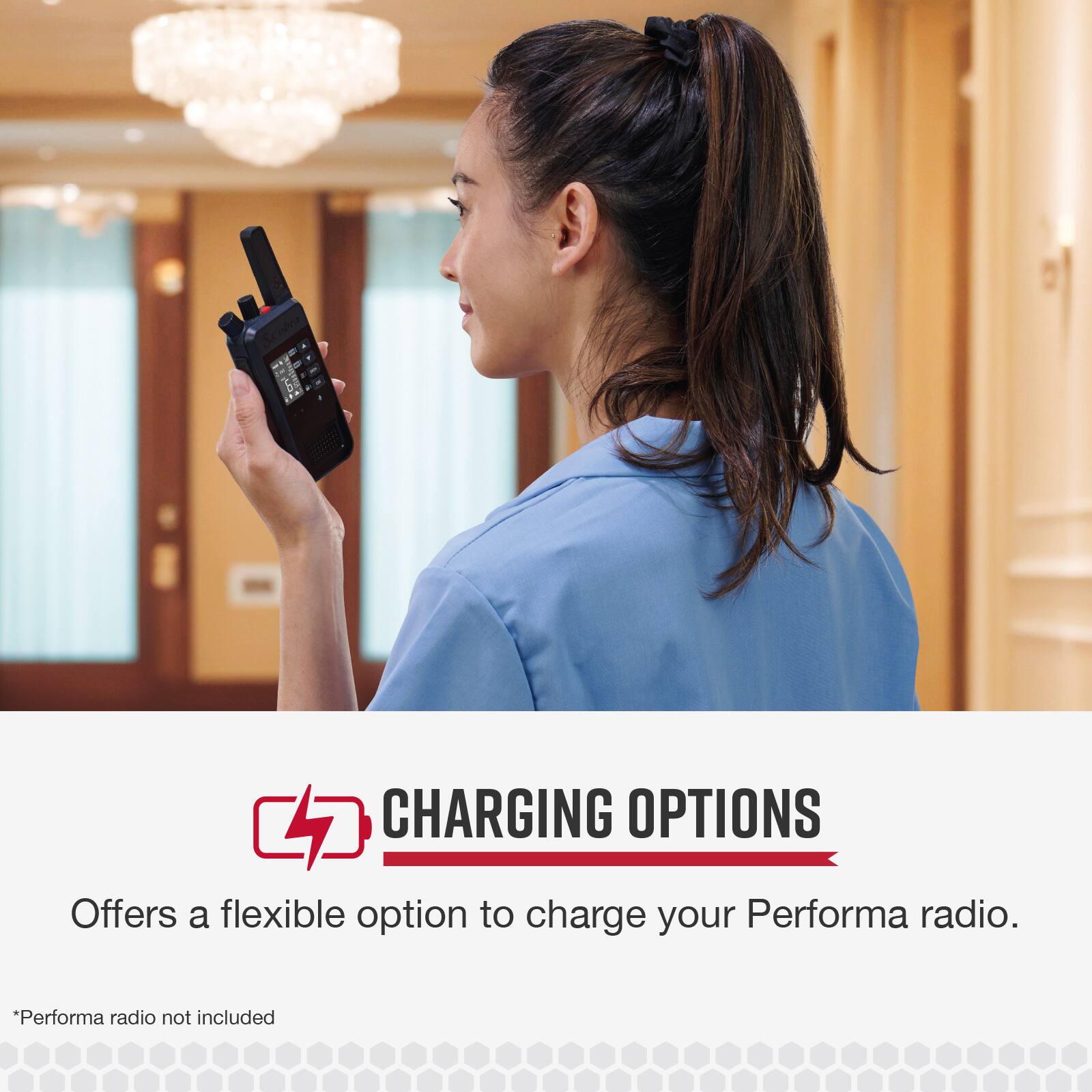 Charging Cable for Cobra Performa Business Radios Black 0010079-1 ...