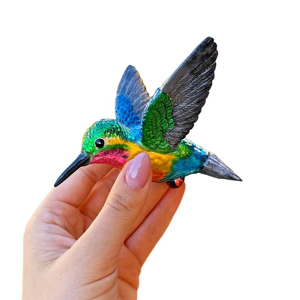OrnamentallyYou Graceful Hummingbird Iridescent Handcrafted Ornament ...
