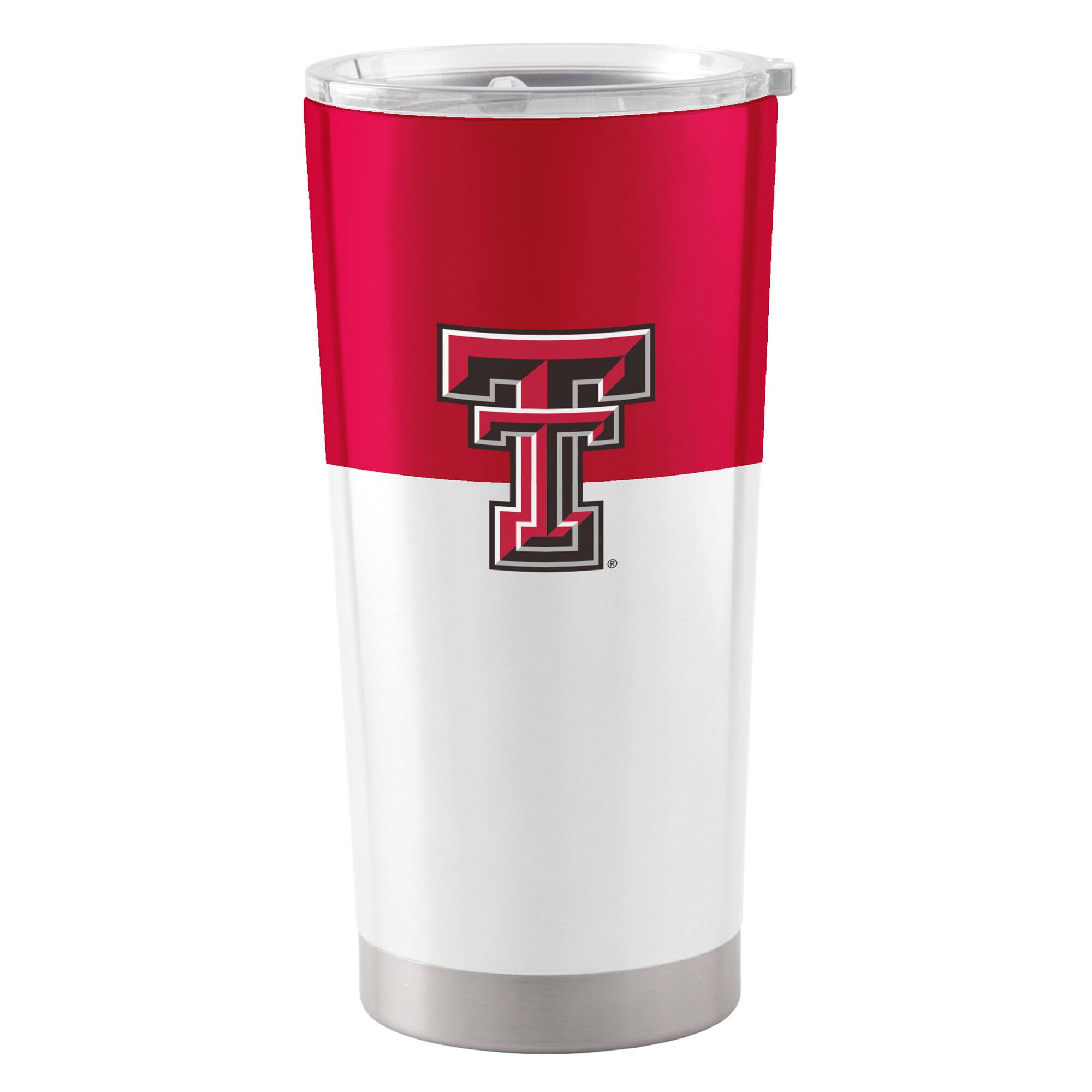 Logo Brands Texas Tech Red Raiders 20oz. Colorblock Stainless Steel ...