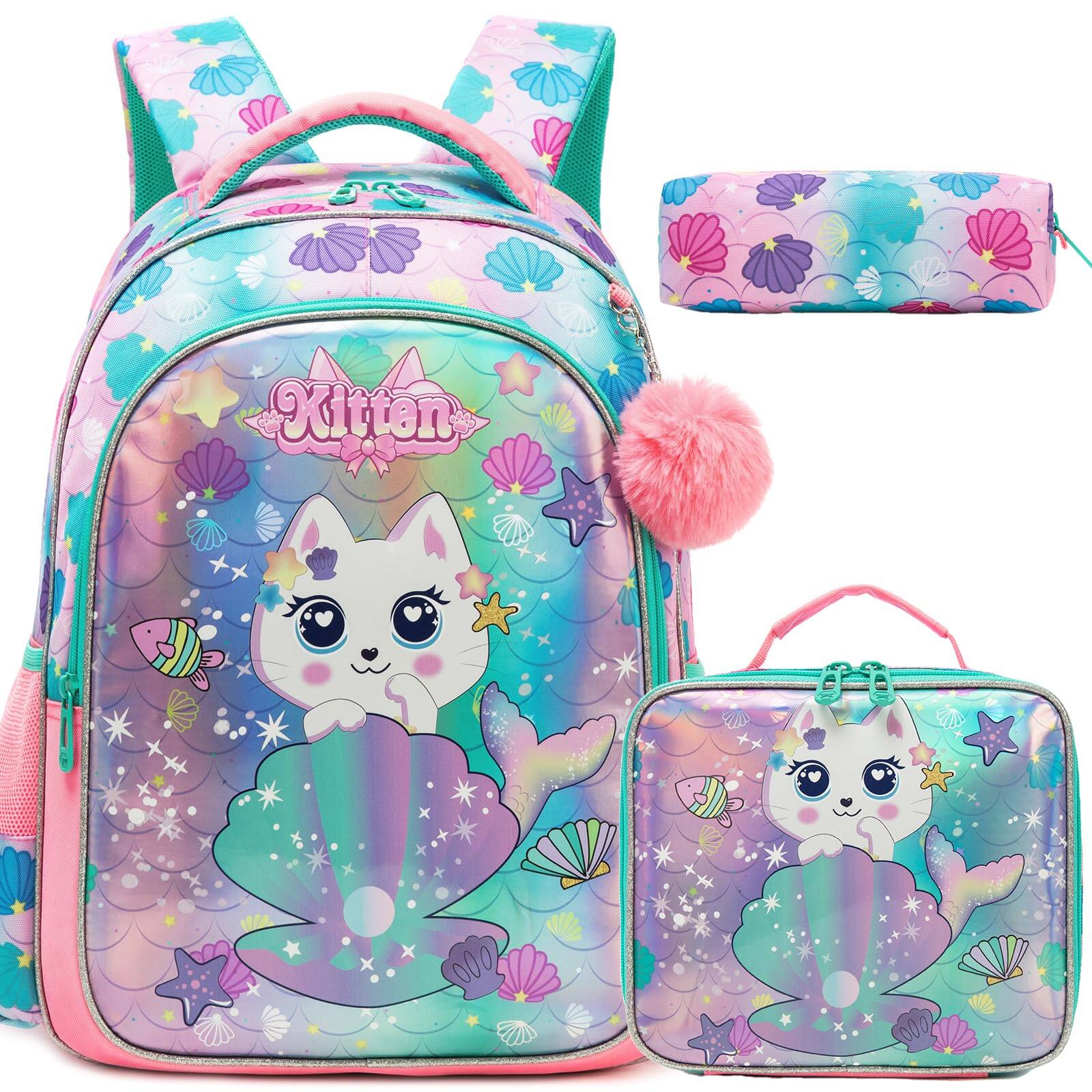 Live At Space Backpack For School With Lunch Box Backpacks Leopard ...