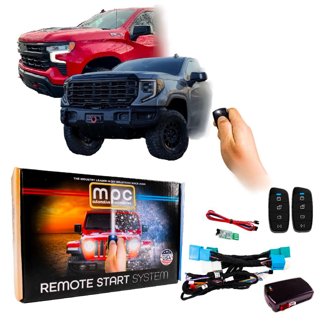 MPC Remote Start For Silverado/Sierra 1500/2500/3500 2015 2023 | With 2 ...