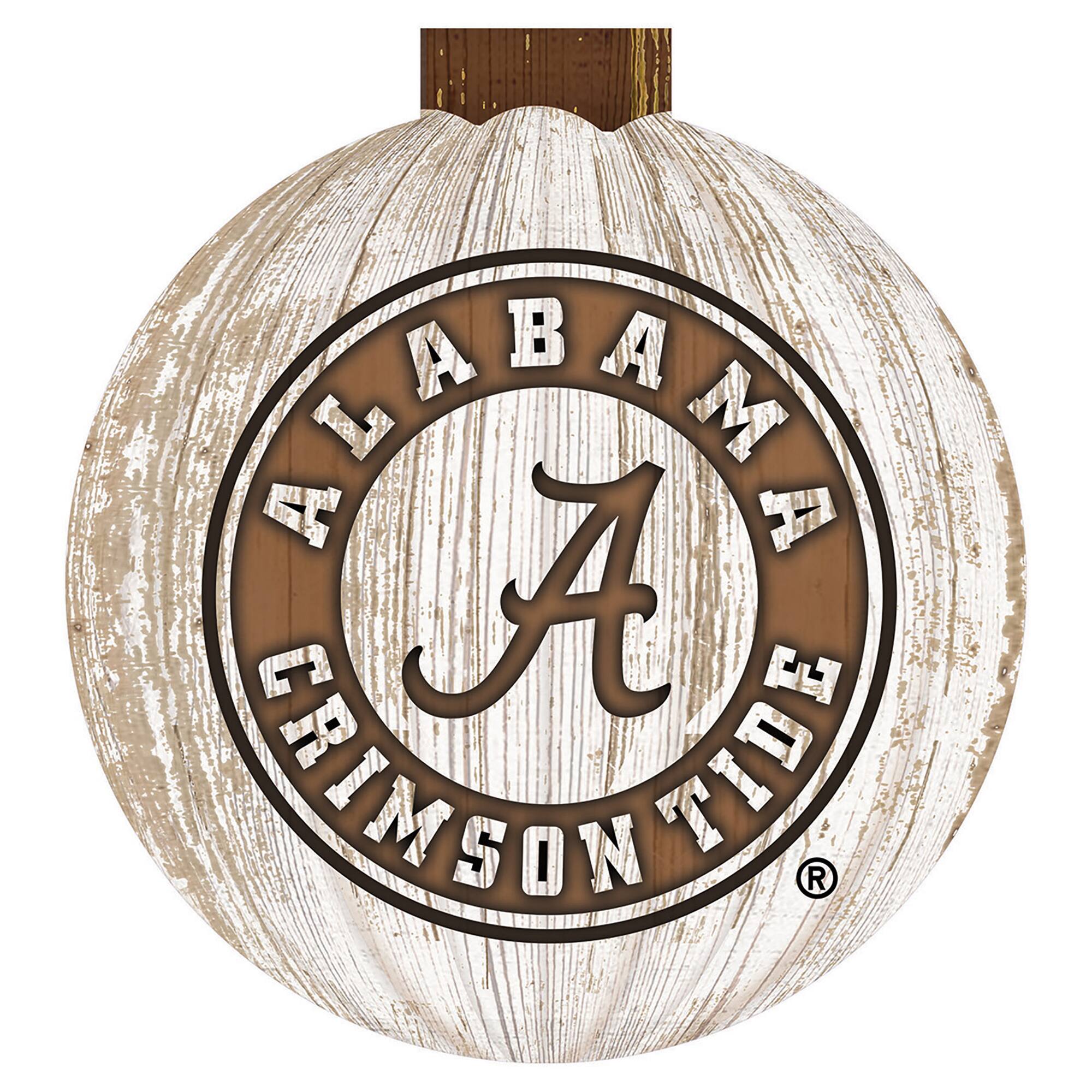 Fan Creations Alabama Crimson Tide 12'' Pumpkin Sign Orange 5038135 ...