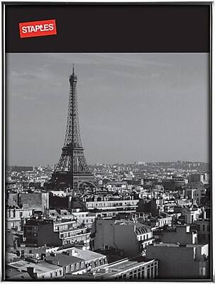 Staples Staples® 18" x 24" Aluminum Poster Frame, (20194/53118) Black ...