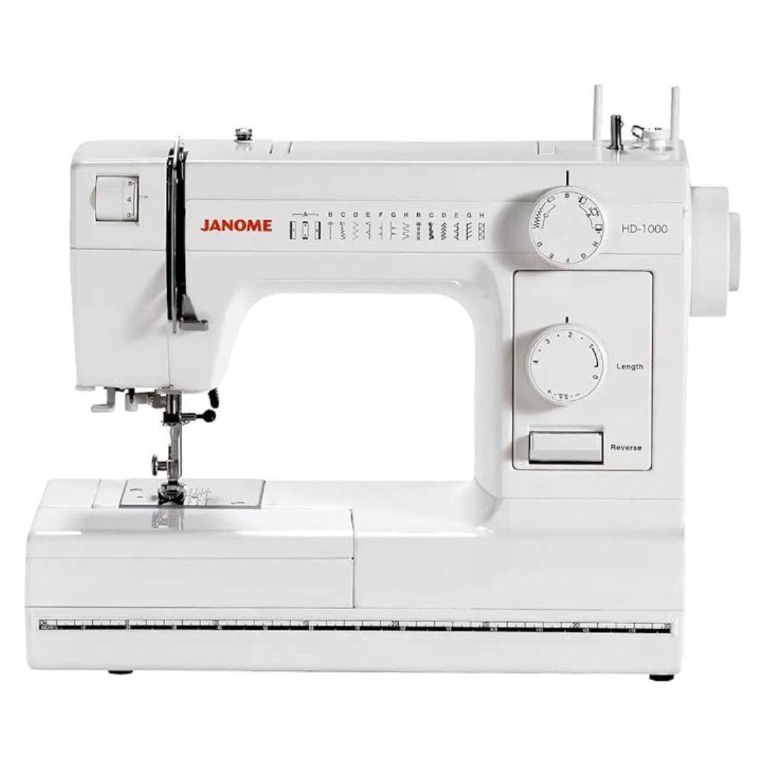 Janome HD1000 Heavy Duty Sewing Machine with 14 Built In Stitches White HD-1000-JANOME - Best Buy