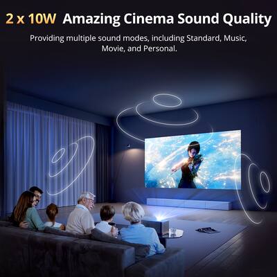 ETOE Whale Pro Projector 4K UHD 1080P with Android TV 11.0 ETOE Whale Pro Projector 4K UHD 1080P with Android TV 11.0