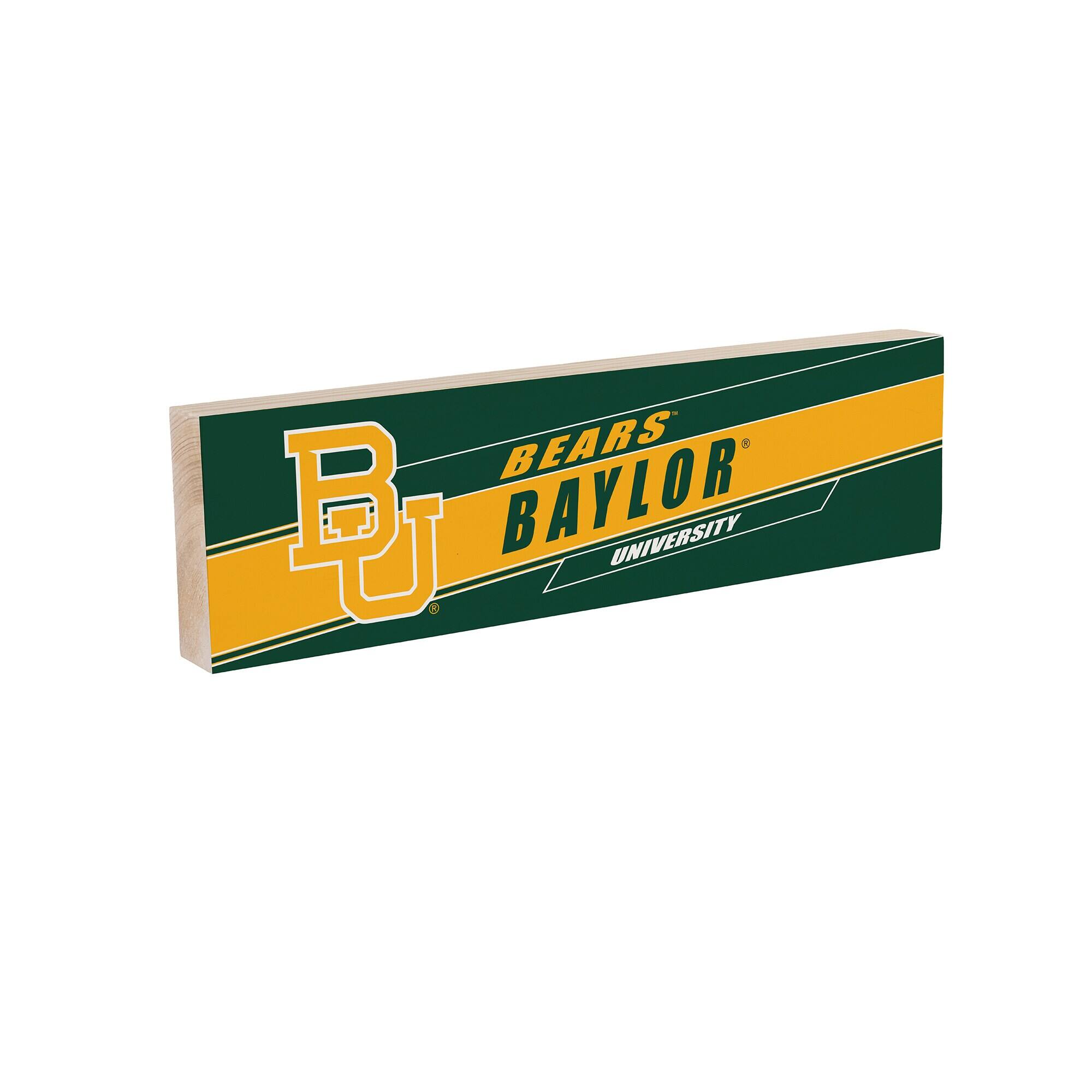 Evergreen Enterprises Baylor Bears 5" x 18" Shadow Logo Wood Mantle ...