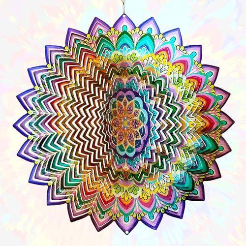 Fabibe Rooster Wind Spinner For Yard And Garden 12in Spinners Outdoor ...