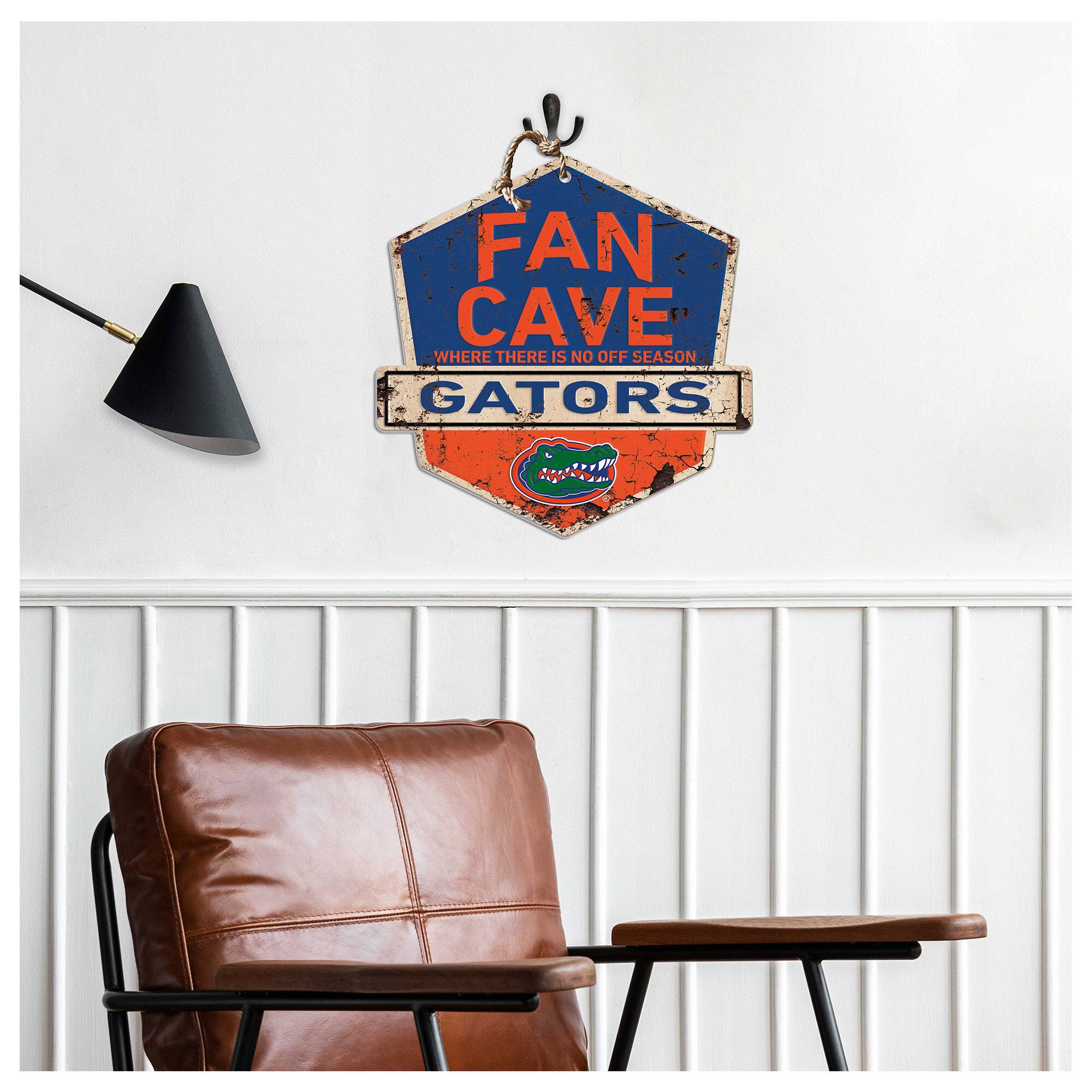 Jardine Florida Gators Fan Cave Badge Sign Blue 4941466 - Best Buy
