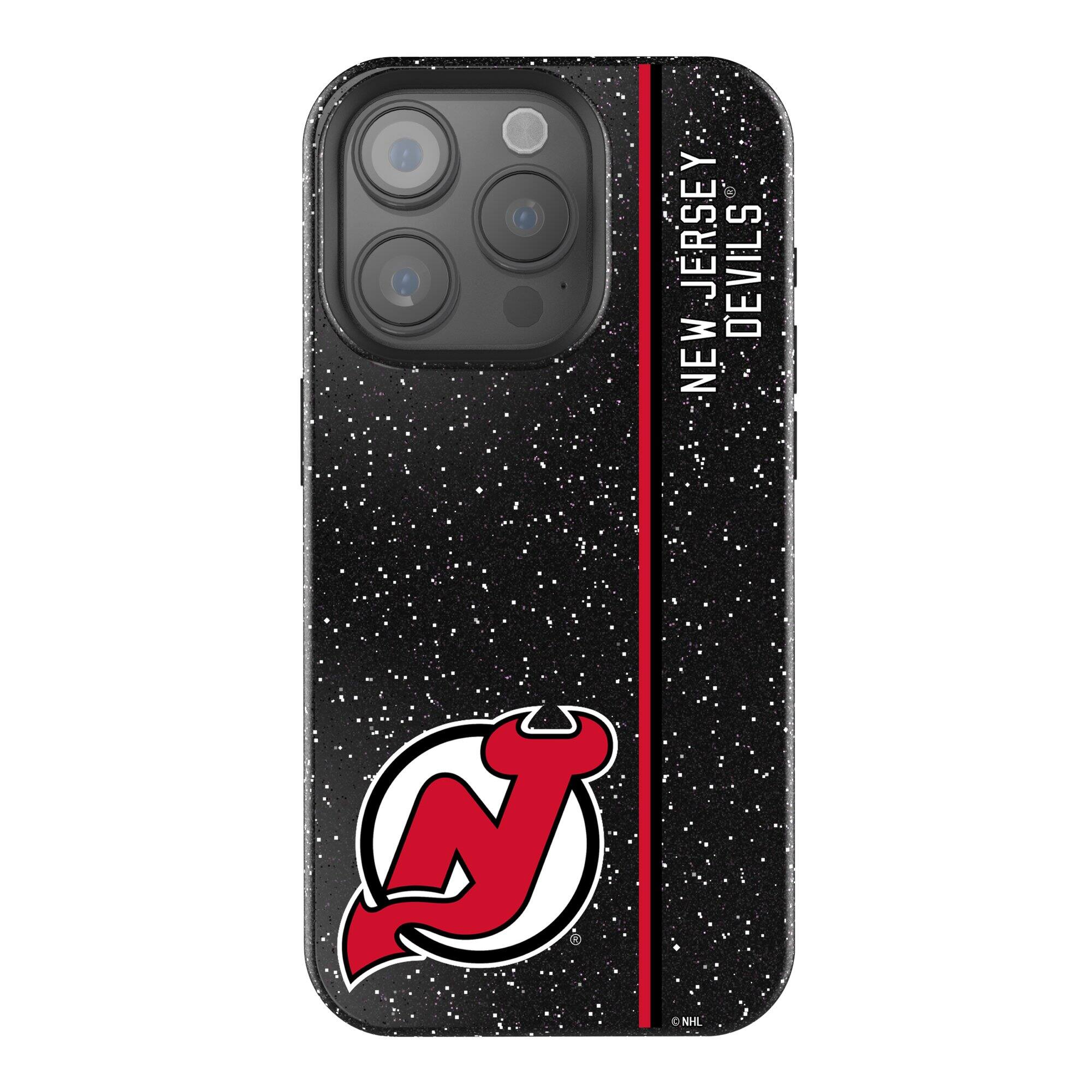 Keyscaper NHL New Jersey Devils Sidebar Bling iPhone Case 14 Plus Black ...
