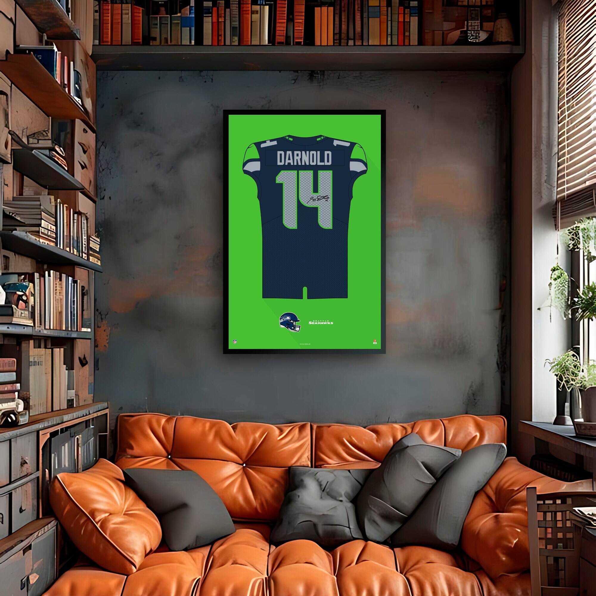 Sporticulture Sam Darnold Seattle Seahawks Facsimile Signature Framed ...