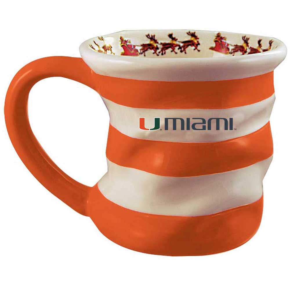 The Memory Company Miami Hurricanes 18oz. Team Holiday Mug Multicolor ...