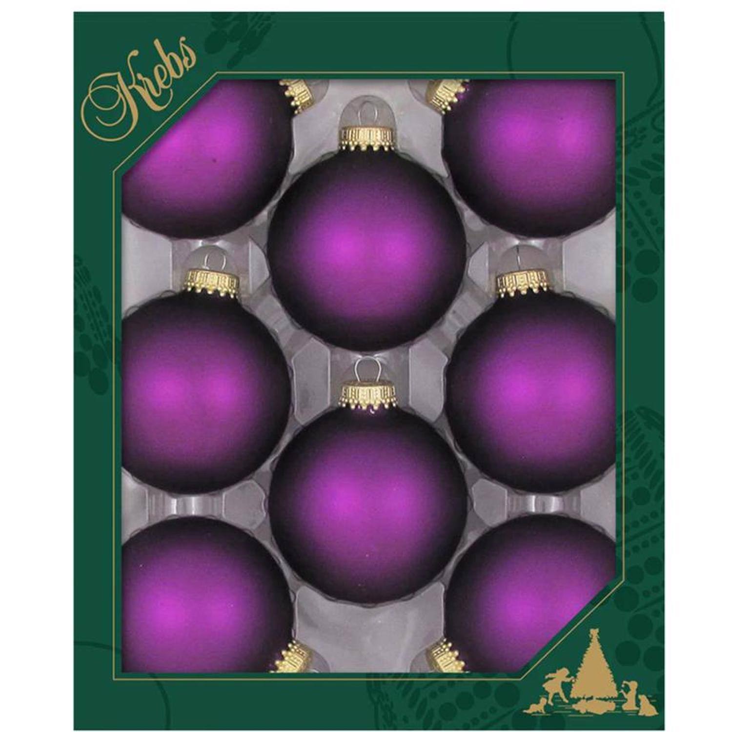 Christmas by Krebs Magic Velvet Ball Ornament 2 5/8 in. (Case of 12 ...