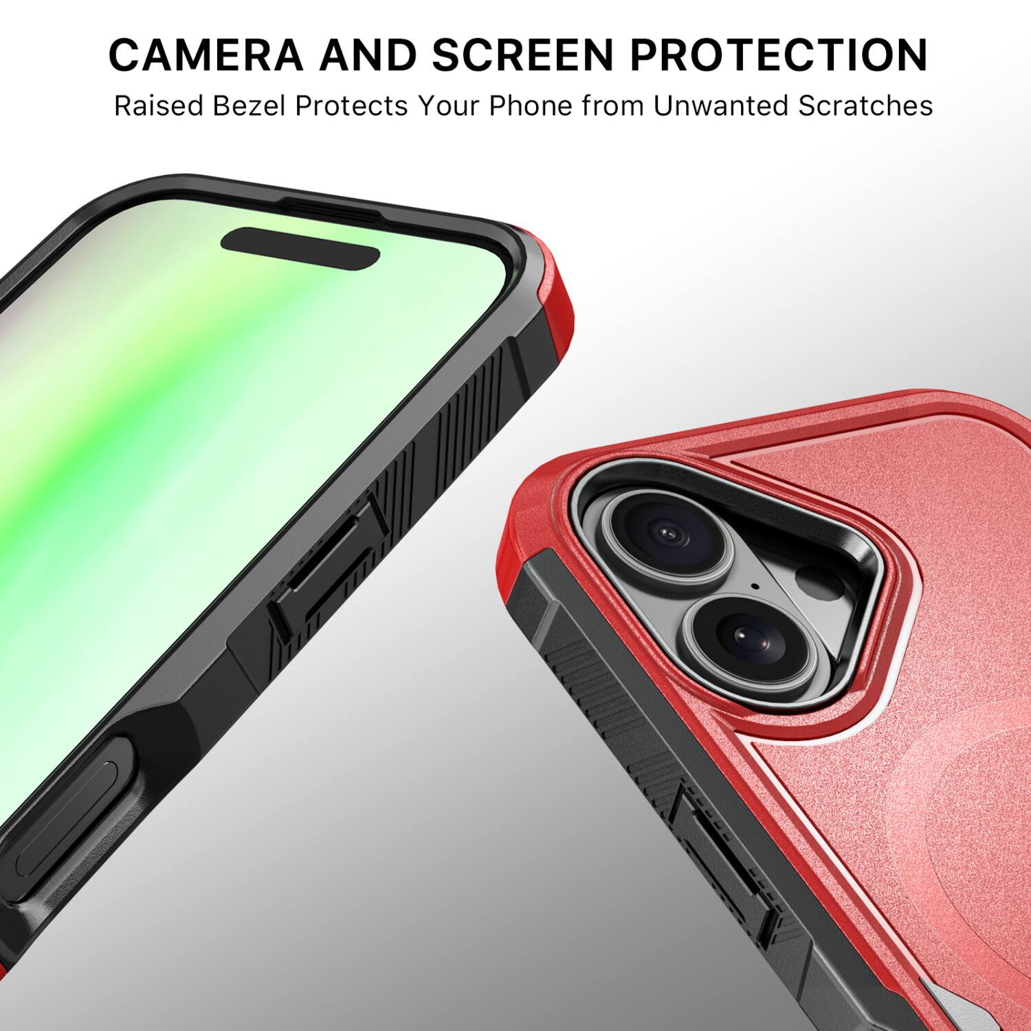 BASELINE Fortress Series MagSafe Case for Apple iPhone 17 Red - Best Buy