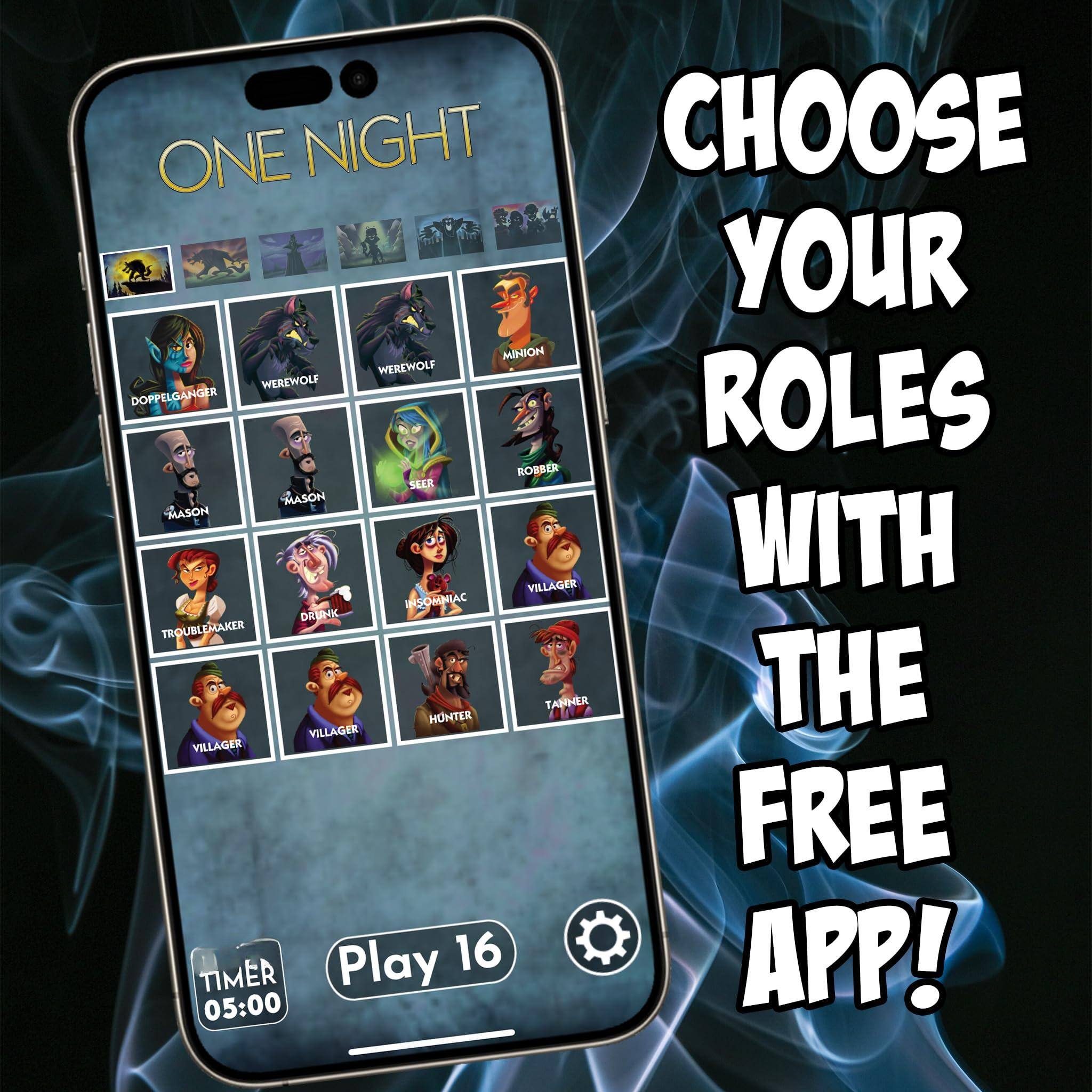 EZTW1 One Night Ultimate Werewolf Fun Party Game For & Adults Engaging ...