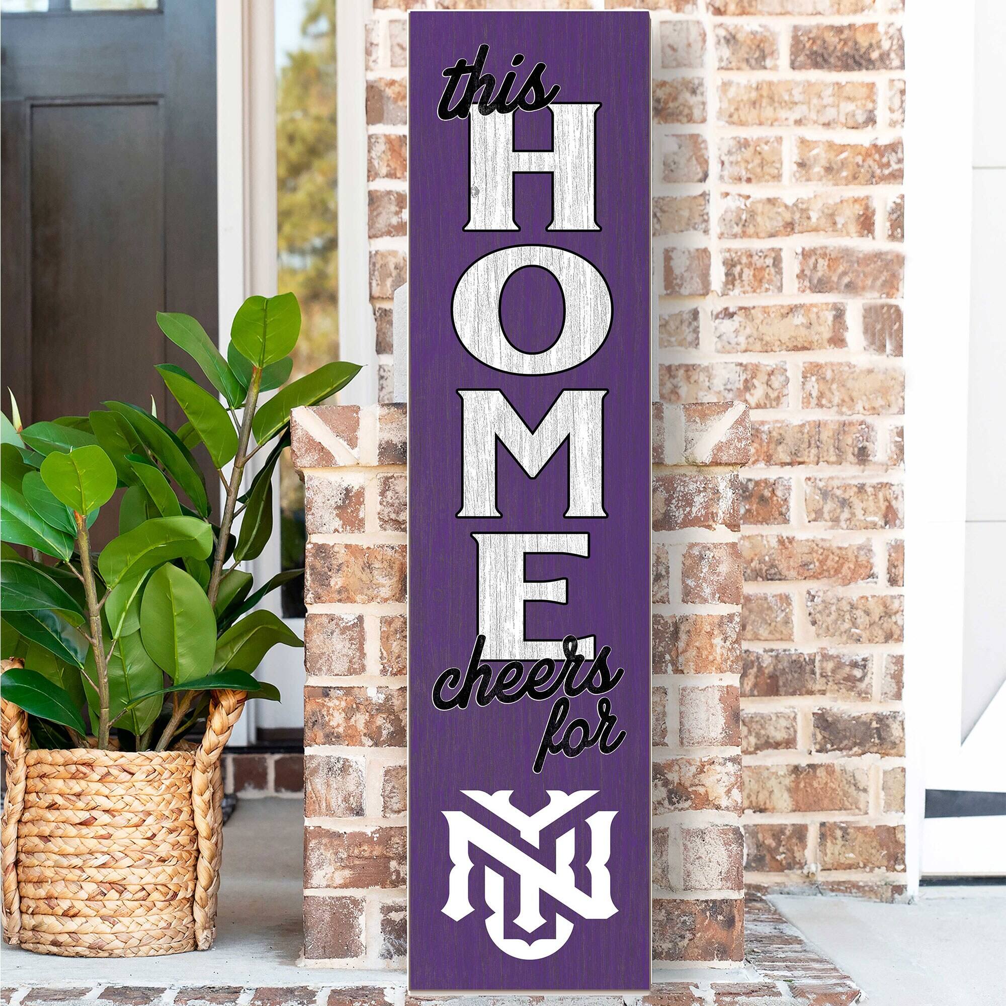 Jardine NYU Violets 12" x 48" This Home Leaner Purple 200835854 - Best Buy