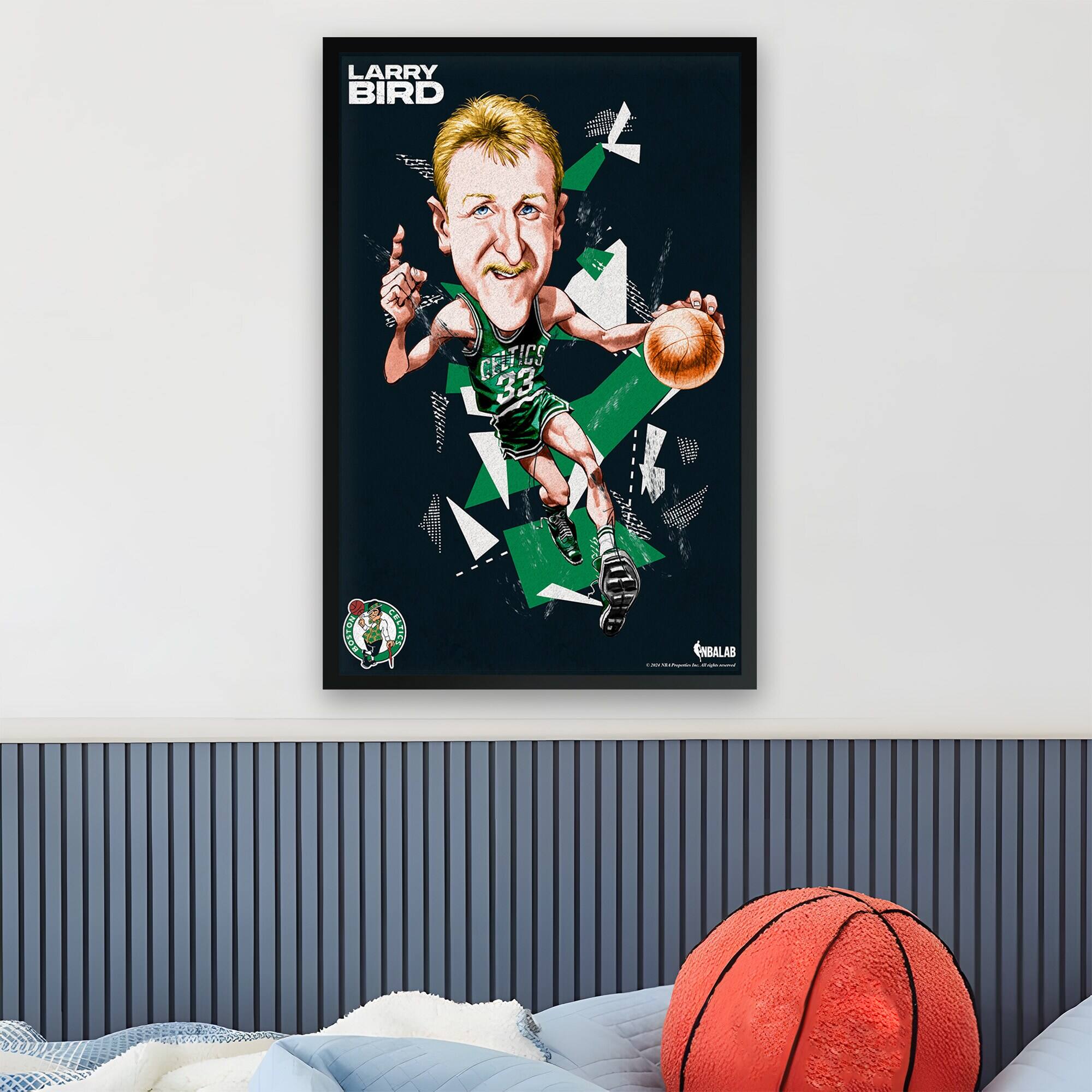 Sporticulture Larry Bird Boston Celtics Framed 14" x 20" Player ...