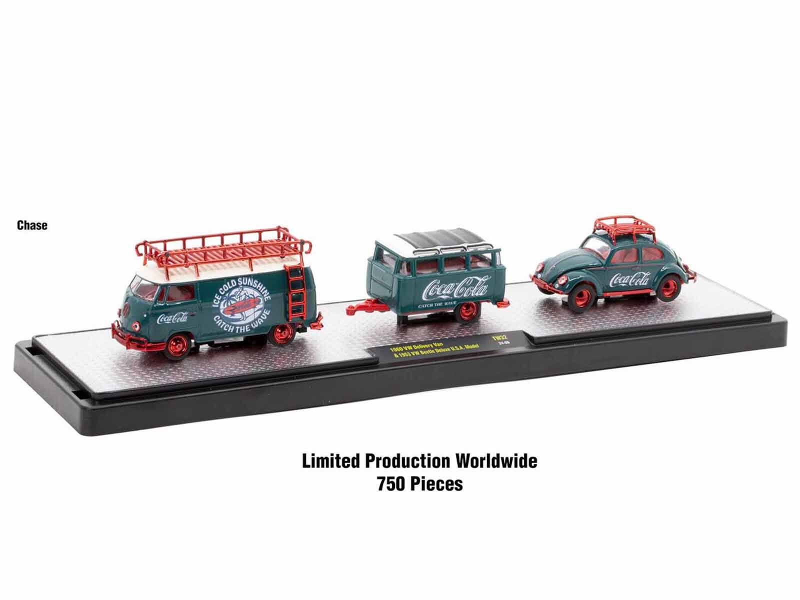 M2 Auto Haulers "Coca Cola" Set of 3 pieces Release 32 Limited Edition ...