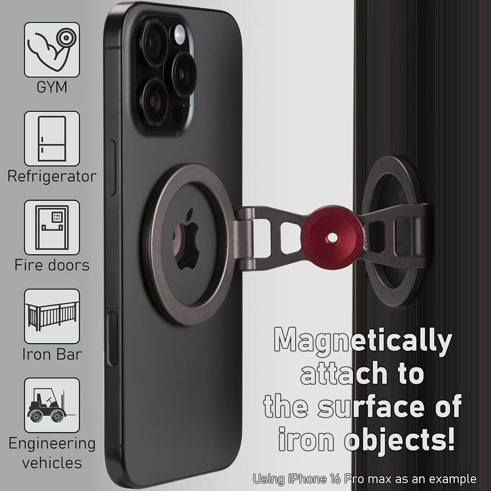 PARKER SLATER Magnetic Phone Stand with Fidget Spinner Grey Gray - Best Buy