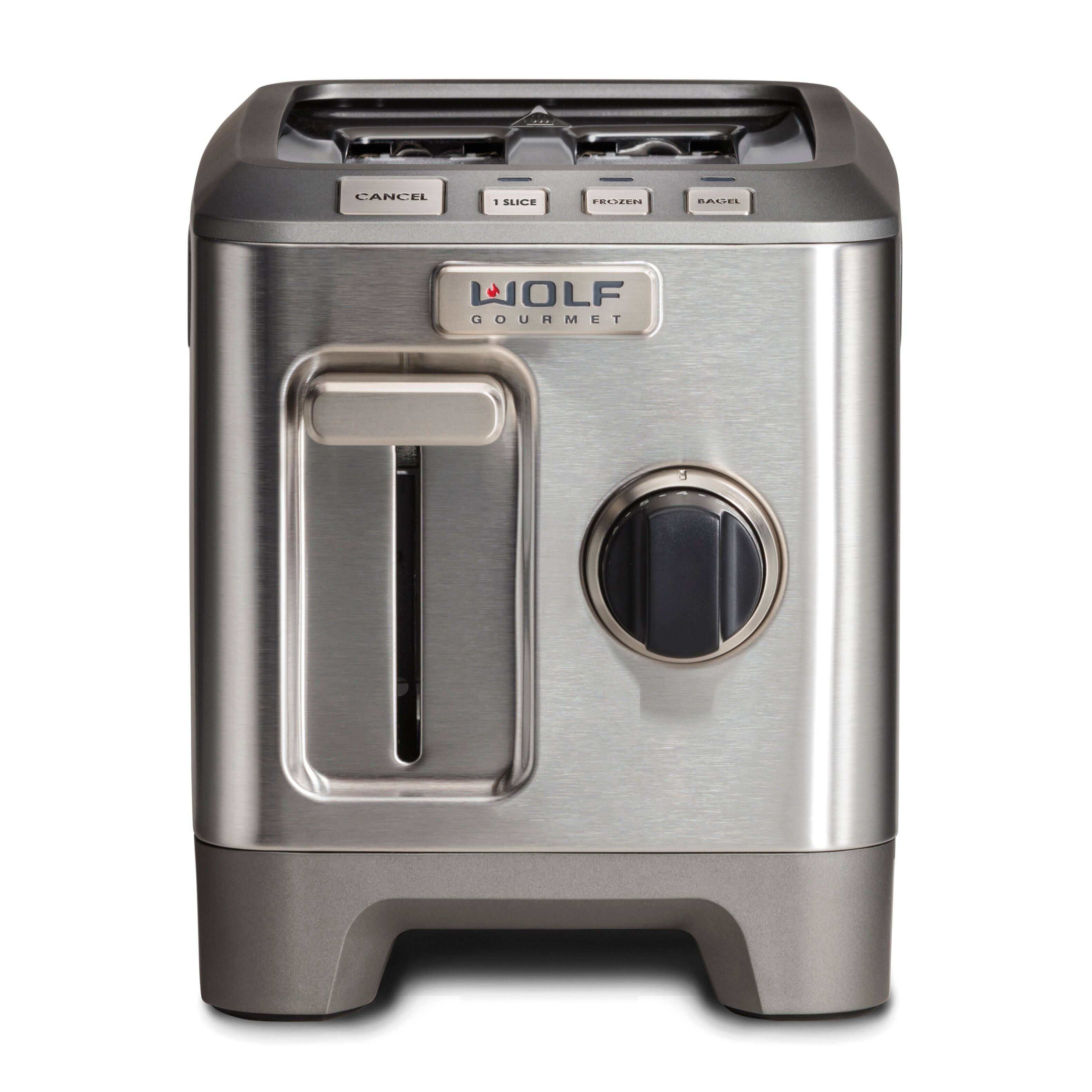 Customer Reviews: Wolf Gourmet Two-Slice Toaster STAINLESS STEEL ...