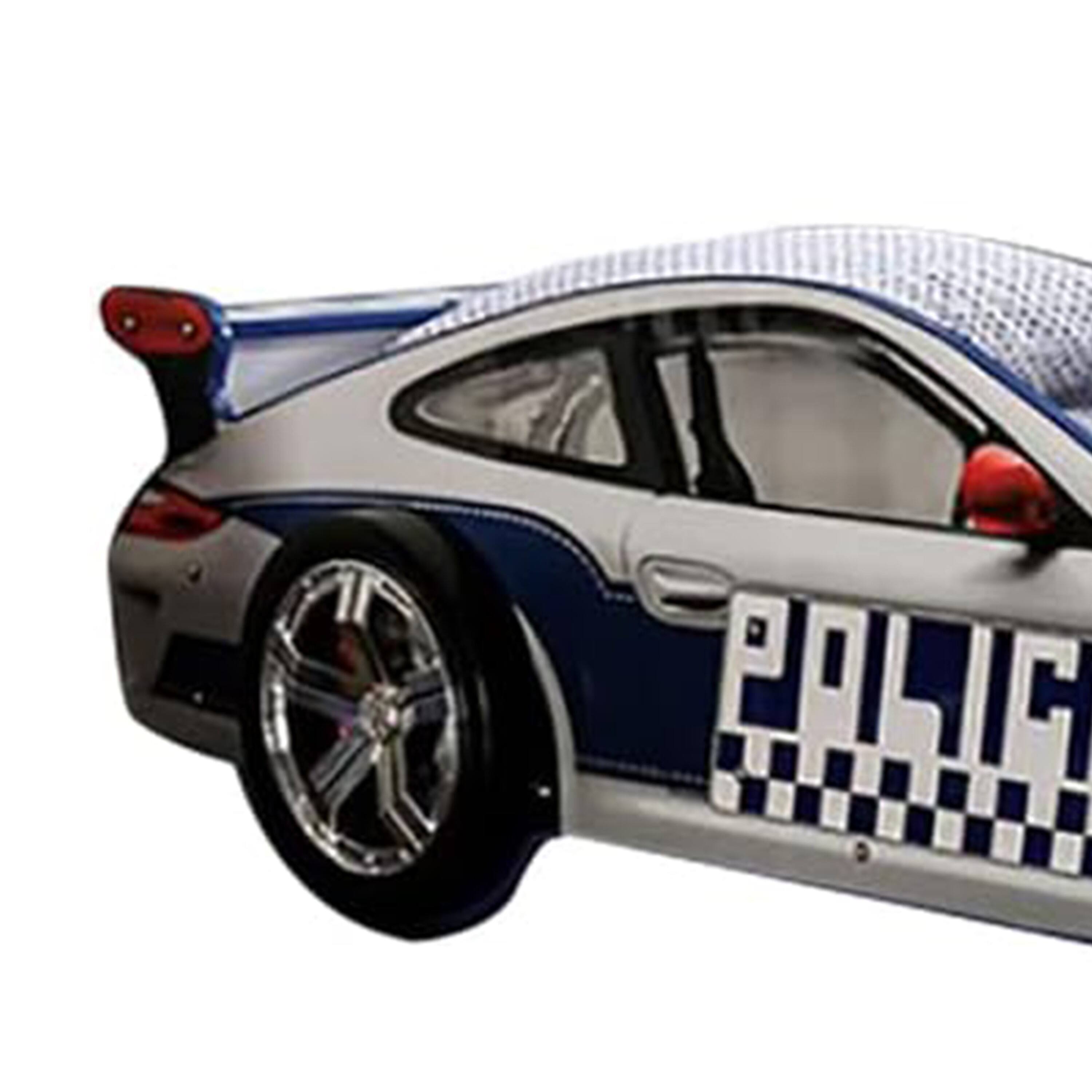 Manhattan Lane Peri Twin Size Kids Bed with Realistic Police Car Design ...