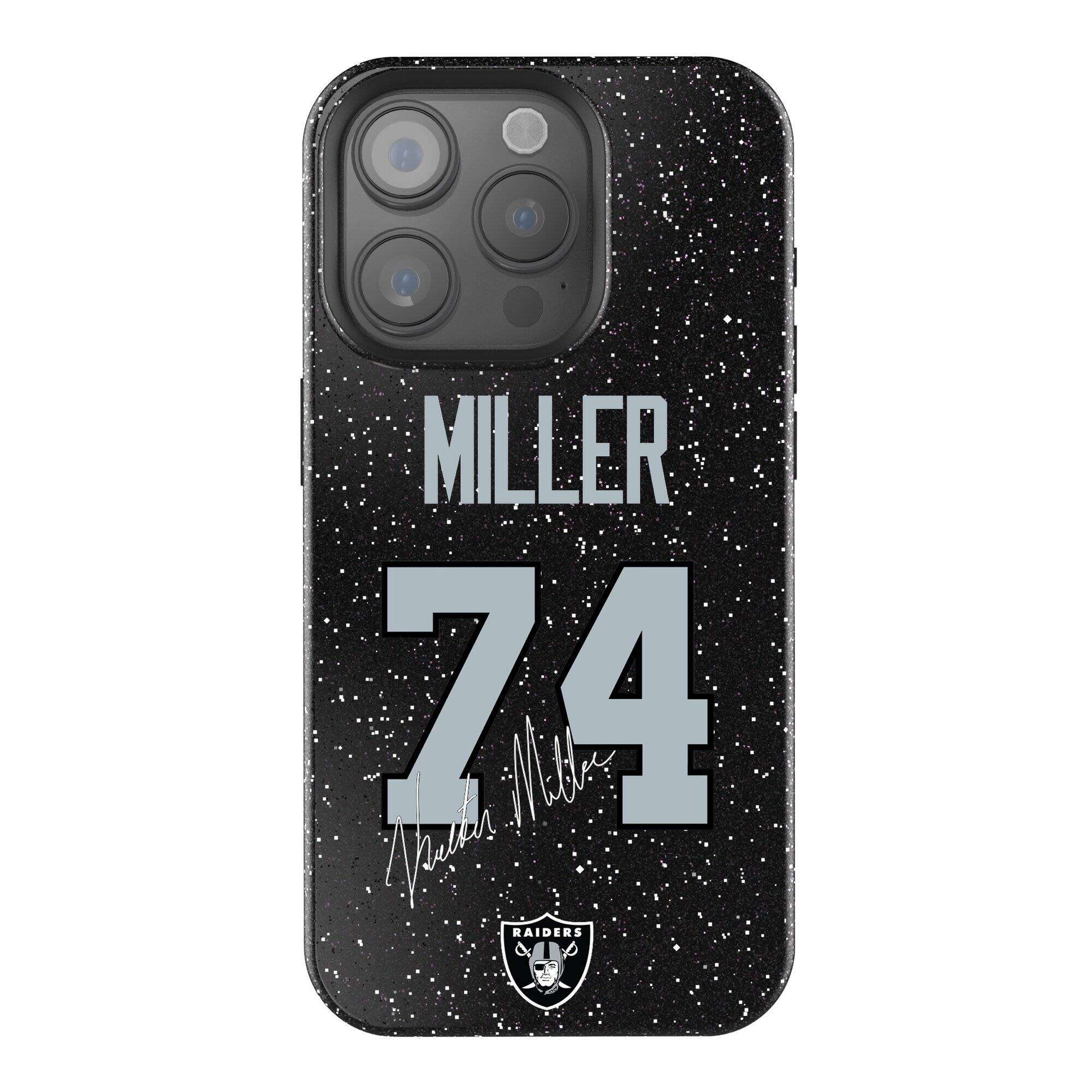 Keyscaper NFL Kolton Miller Las Vegas Raiders Bling iPhone Case 14 Plus ...