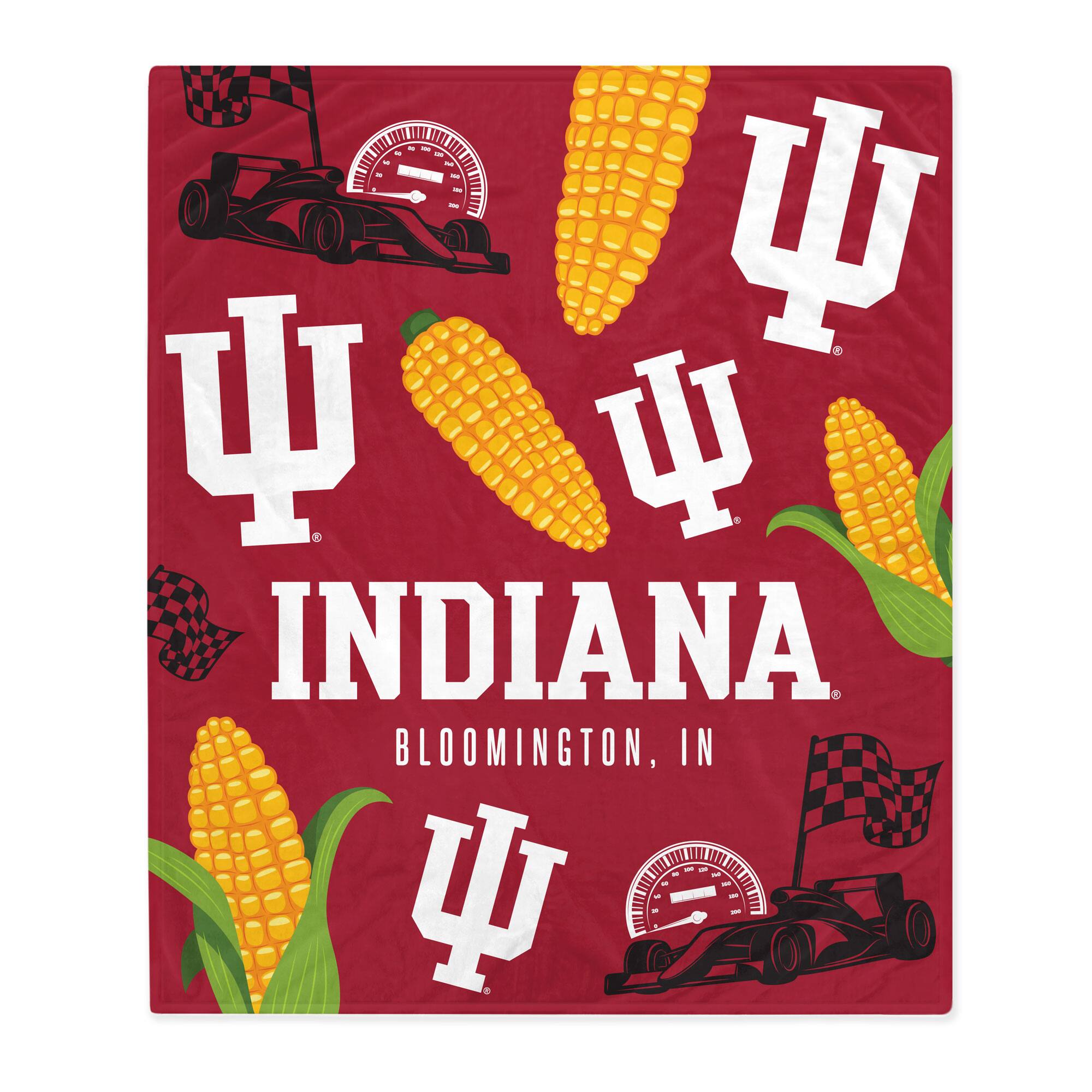 Pegasus Indiana Hoosiers 60'' x 70'' Hometown Logo Fleece Blanket ...