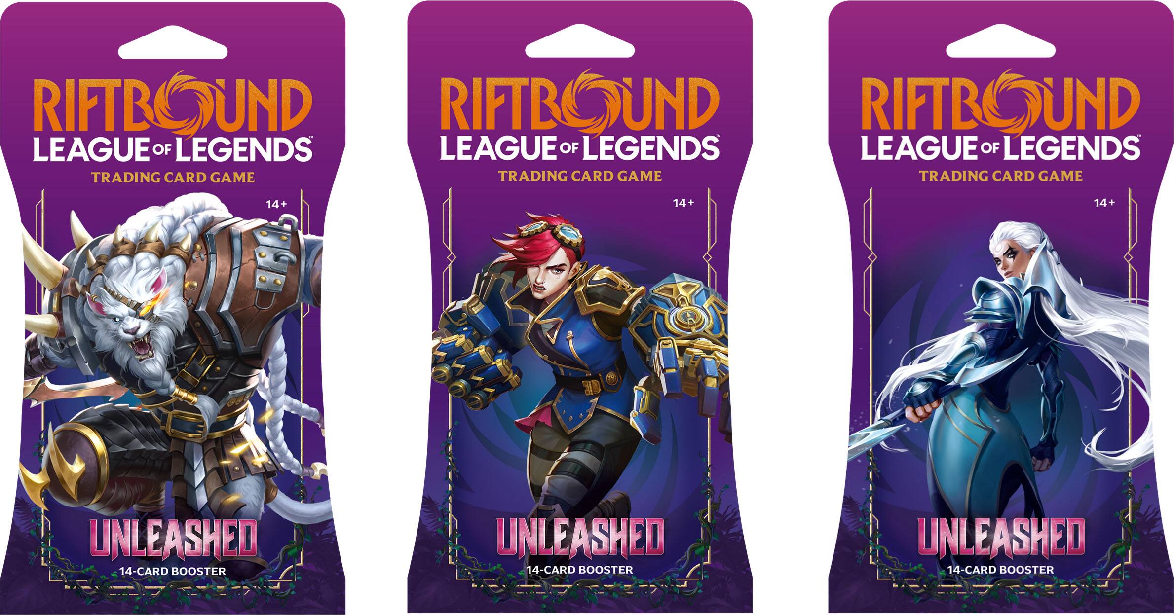 Riftbound League of Legends Trading Card Game: Unleashed Sleeved ...
