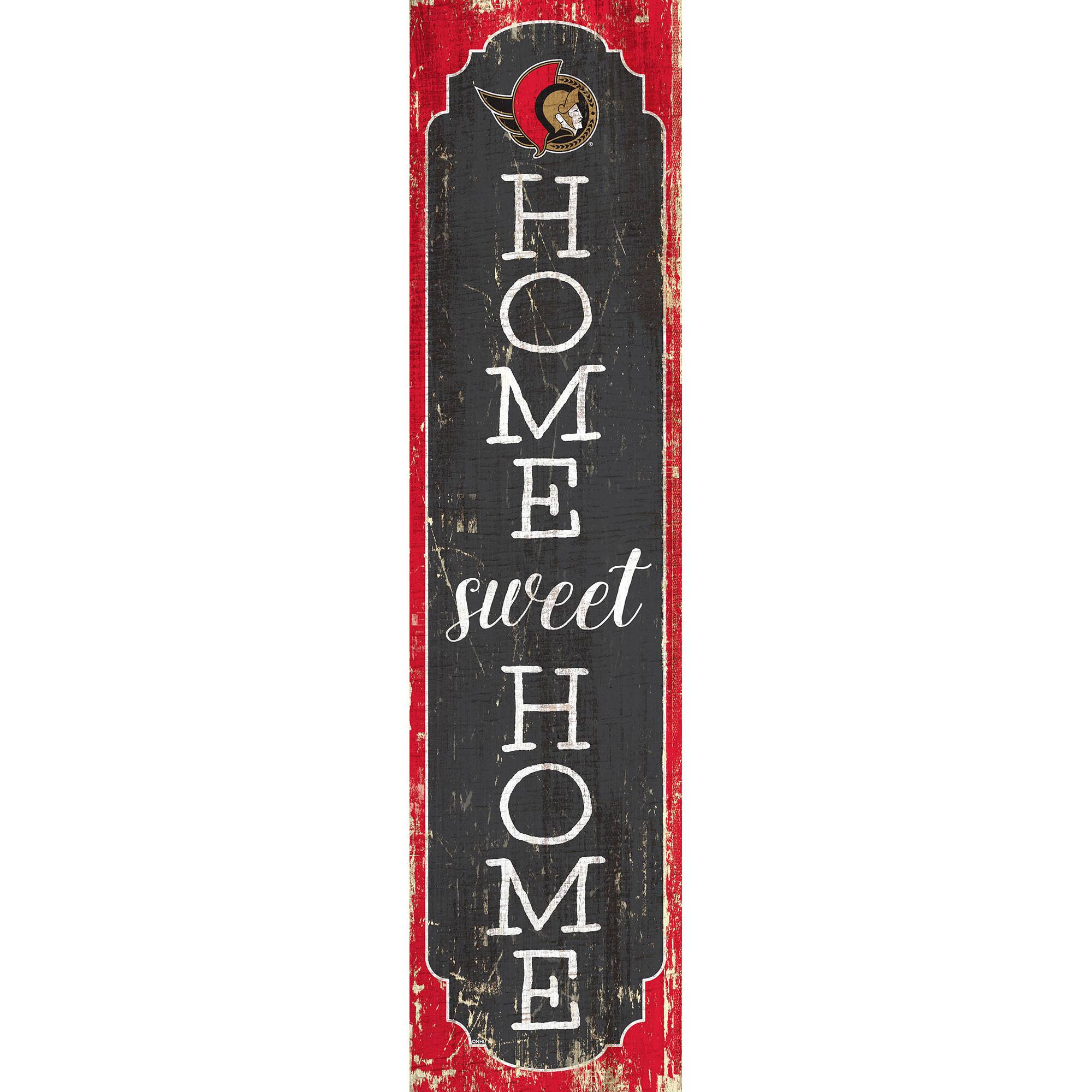 Fan Creations Ottawa Senators 24" Home Sweet Home Leaner Sign ...