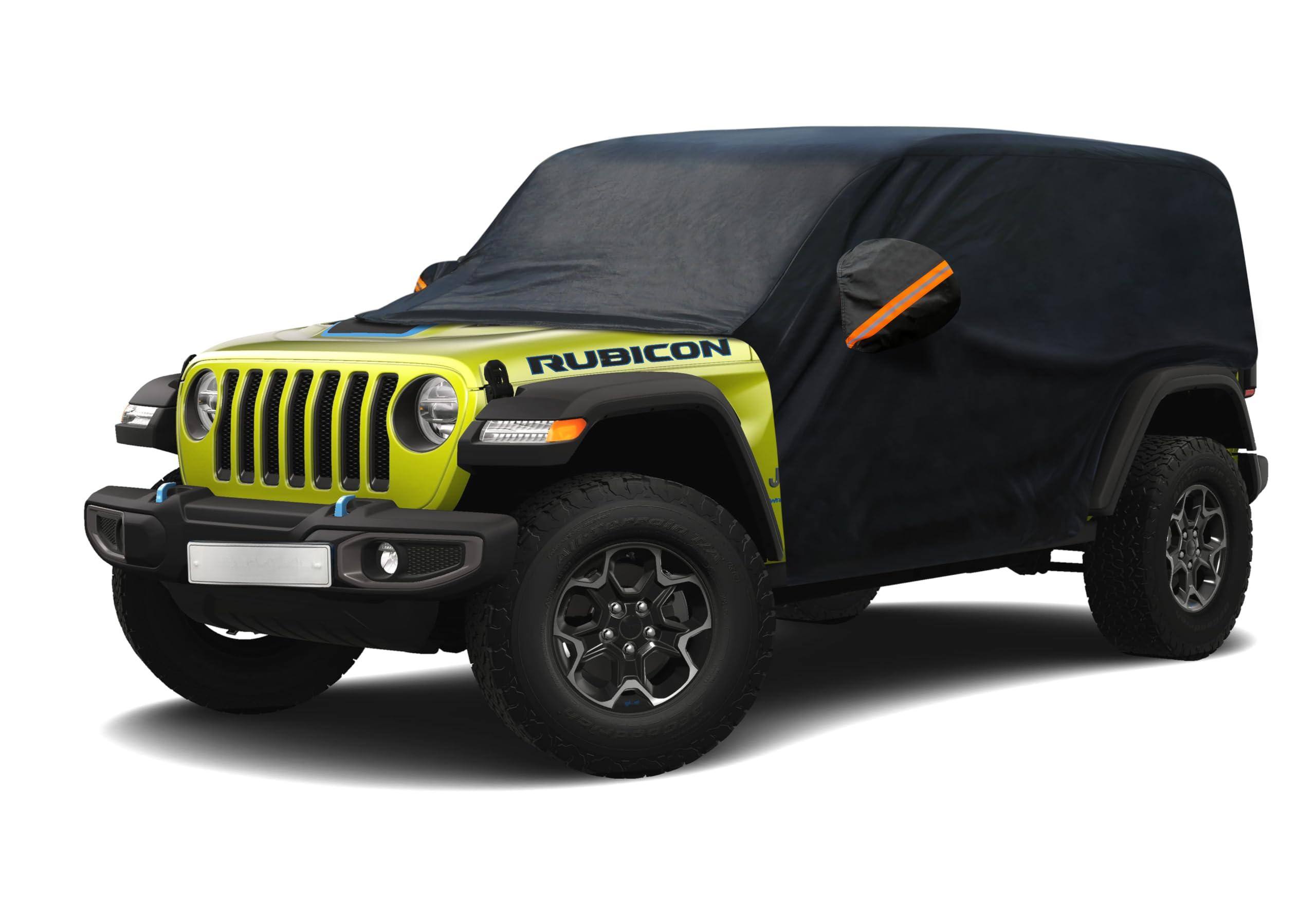 Reds Spade Half Car Cover Custom 4 Dr unlimited 4 Door Jk Jl Windshield ...