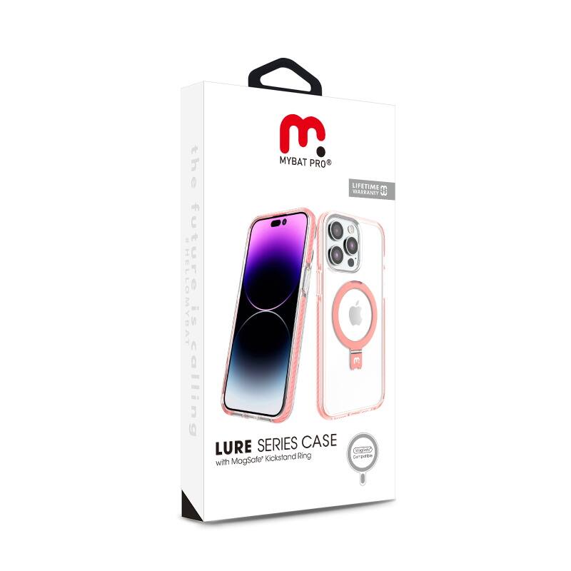 Mybat Pro Lure Series Case with MagSafe Kickstand Ring for Apple iPhone 14 Pro Max (6.7) Pink ...
