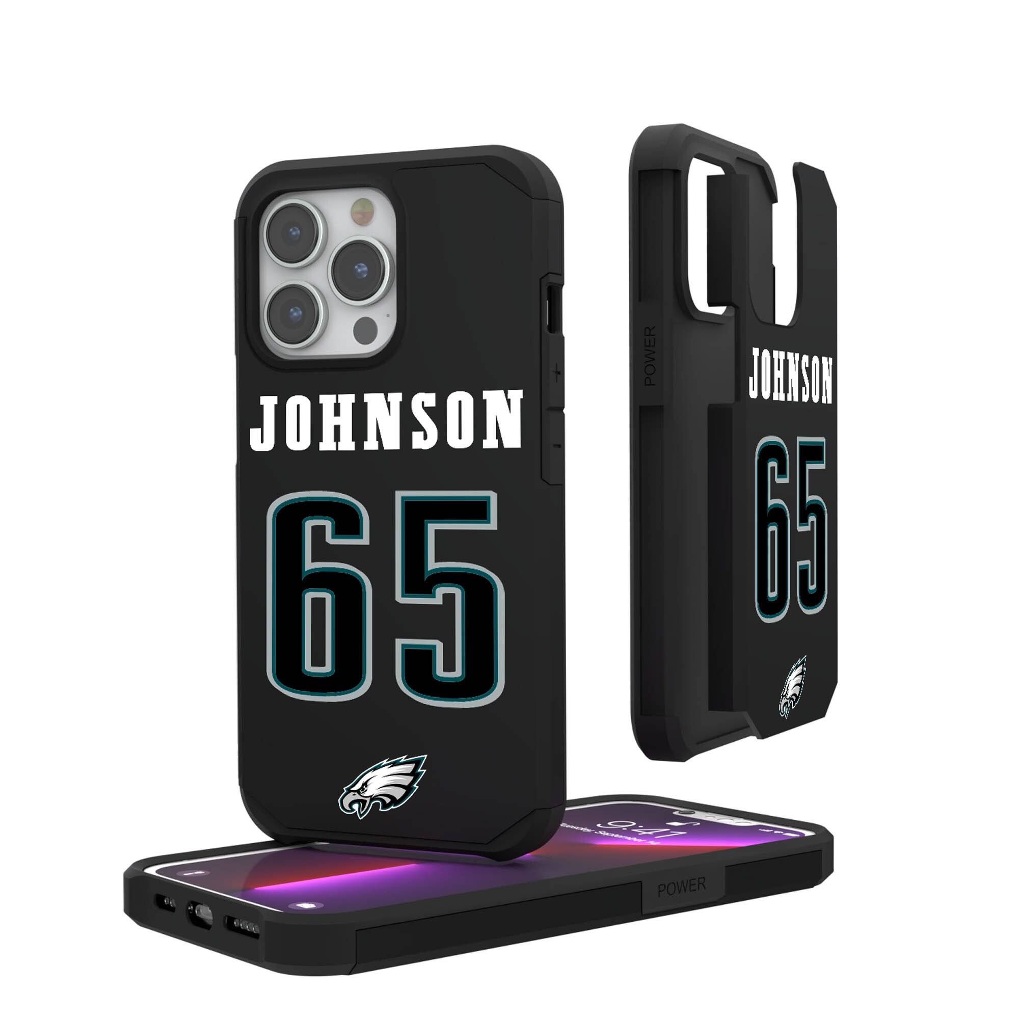 Keyscaper NFL Lane Johnson Philadelphia Eagles iPhone Rugged Case 16 ...