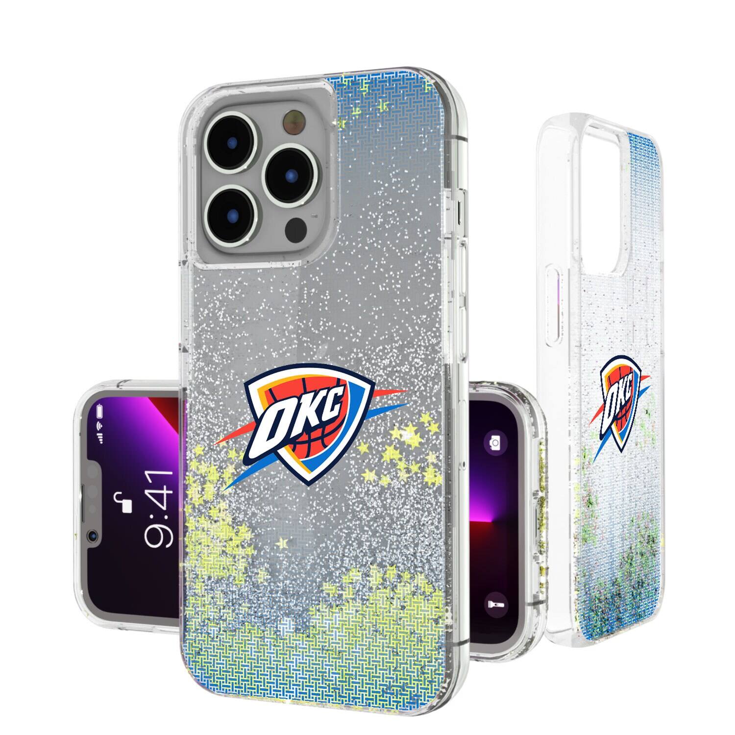 Keyscaper NBA Oklahoma City Thunder Linen Logo iPhone Glitter Case 16 ...