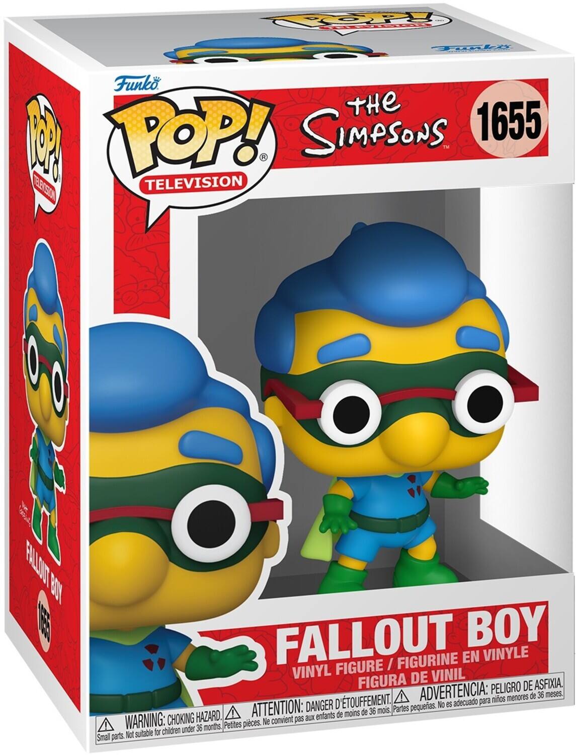 Funko Pop! TV: The Simpsons Fallout Boy COLLECTIBLES Multicolor ...