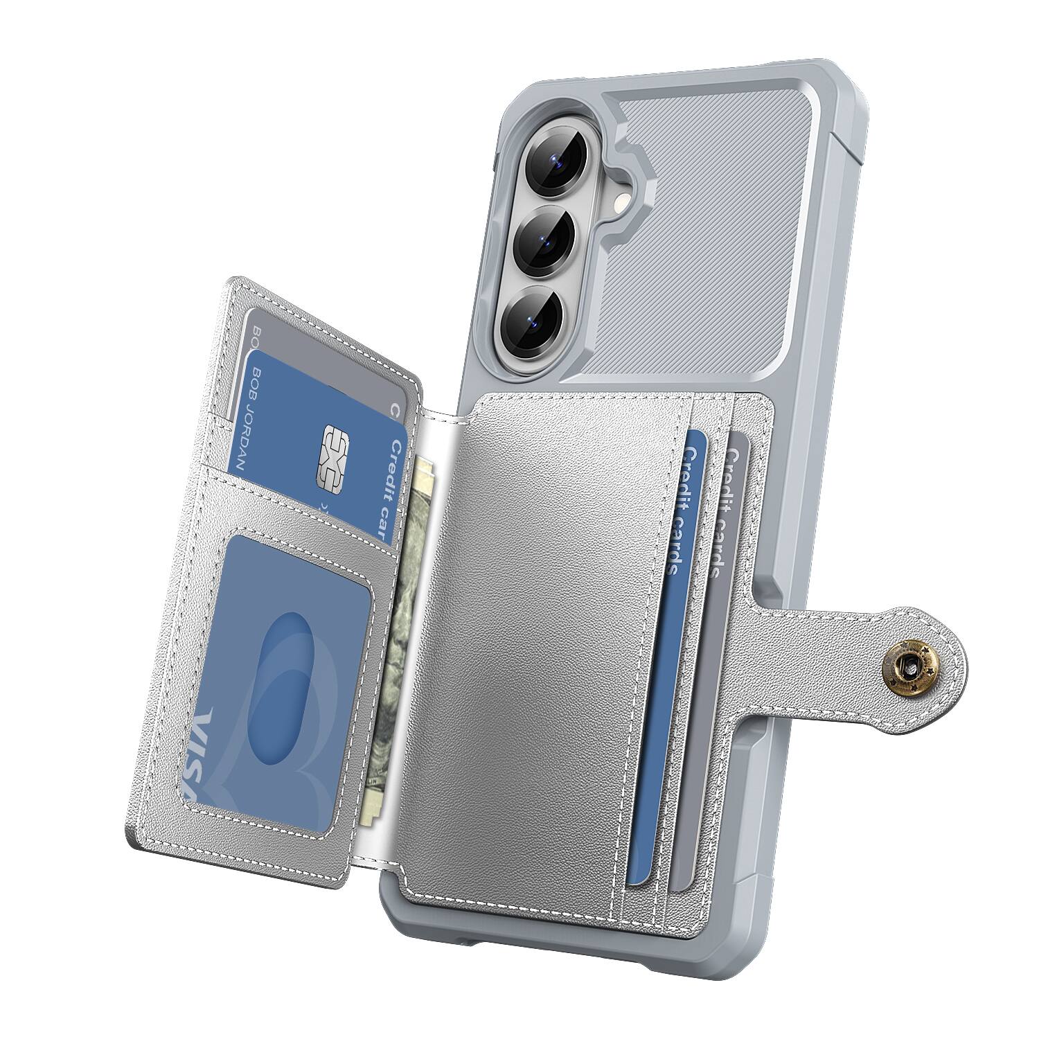 Dteck For Samsung Galaxy S26+ Wallet Case Flip Card Slots Magnetic ...
