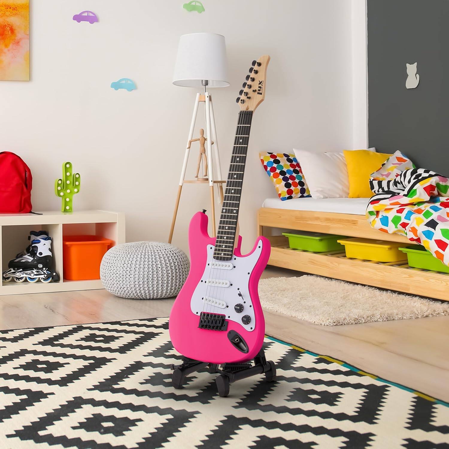 Lyxpro CS 36” Beginner Electric Guitar Kit with Amp Cable, 6 Picks ...