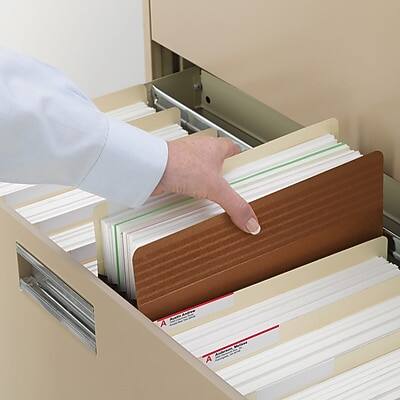 Smead Easy Grip Paper Stock File Pocket, 5.25" Expansion, Legal Size ...