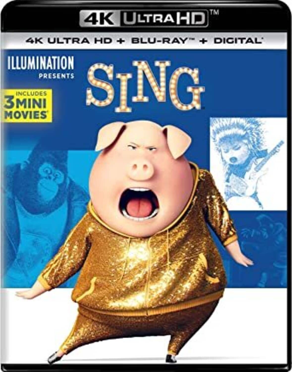 Customer Reviews: Sing [Includes Digital Copy] [4K Ultra HD Blu-ray/Blu ...
