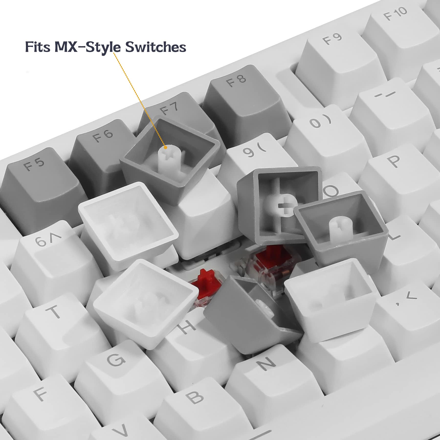 Earthley Blooms Keycaps Backlit Pbt Cherry Mx Keycap Set Doubleshot Oem ...