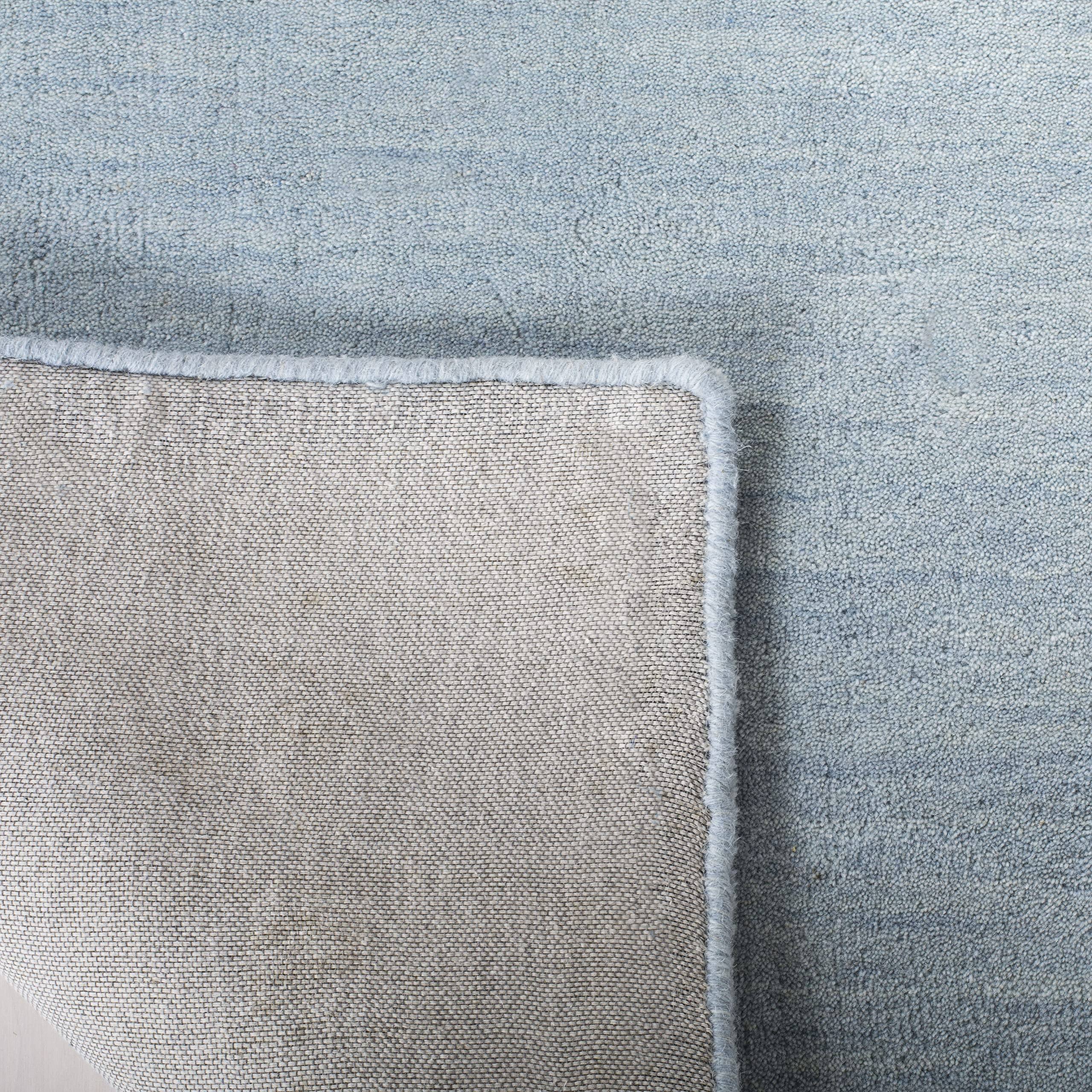 Fabibe 4' X 6' BLUE & IVORY Handmade Wool KIDS COLLECTION ACCENT 6 ...