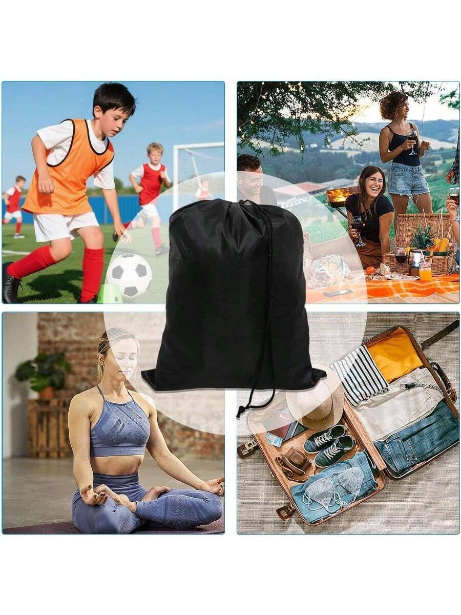 Live At Space 10 Pack Drawstring Bags with Toggle Closure Lightweight ...