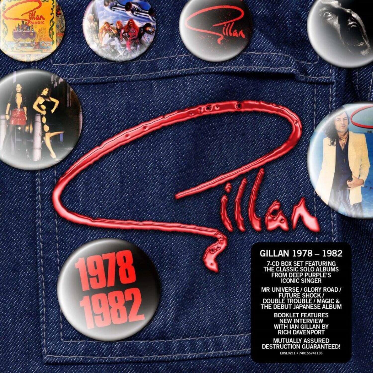 Gillan 1978 1982 Deluxe Boxset COMPACT DISCS [CD] - Best Buy
