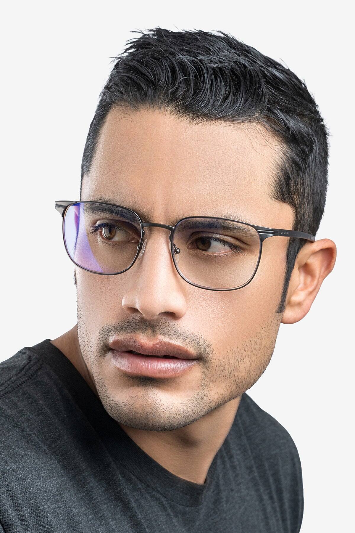 GUNNAR Computer Glasses Monterey, Matte Amber Lens Blue Light Blocking ...