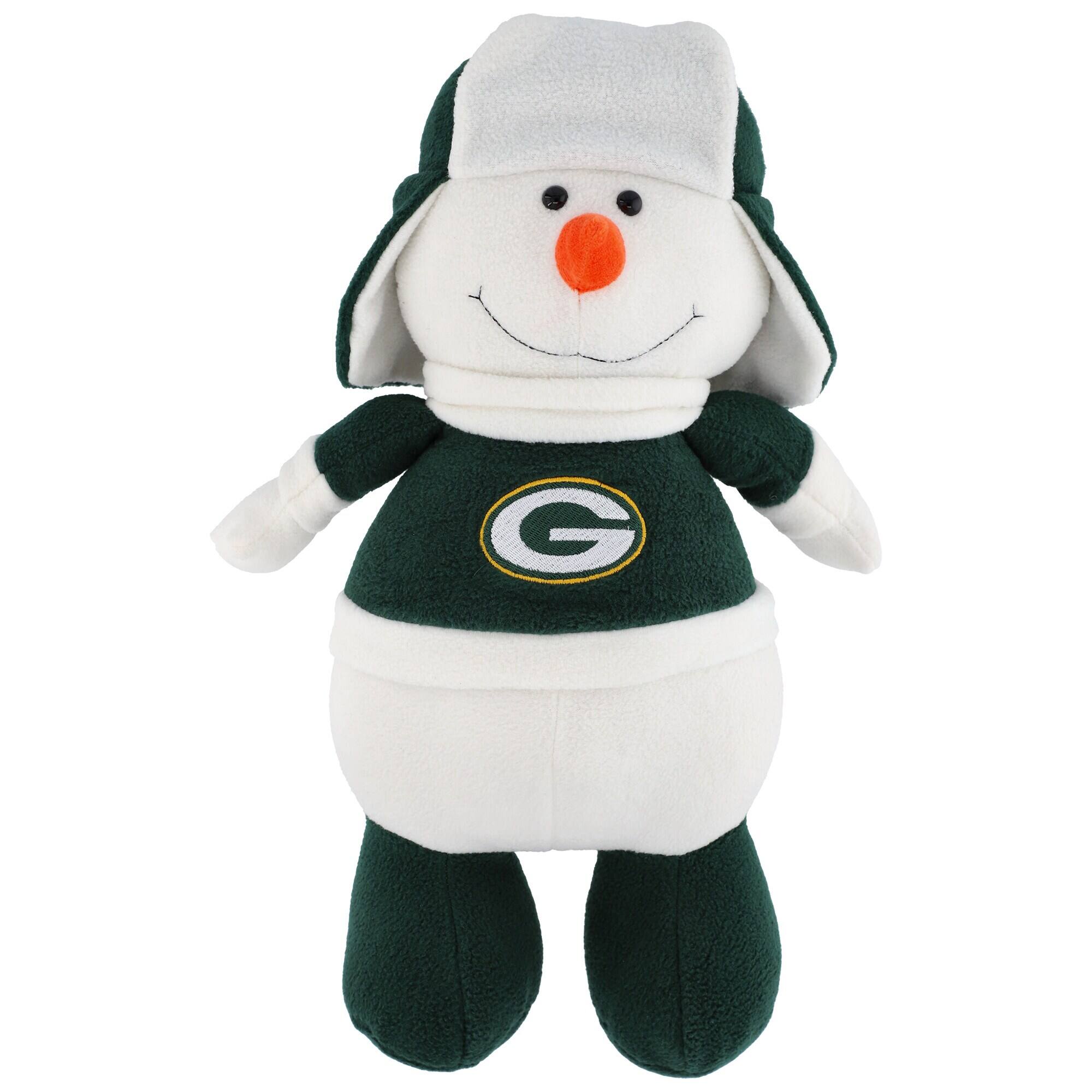The Memory Company Green Bay Packers 14.5" Chilly Snowman Multicolor ...