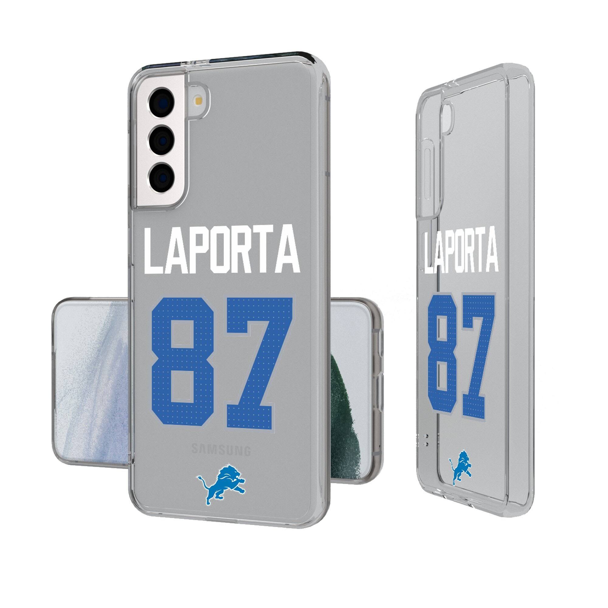 Keyscaper NFL Sam LaPorta Detroit Lions Galaxy Clear Case S23 ...