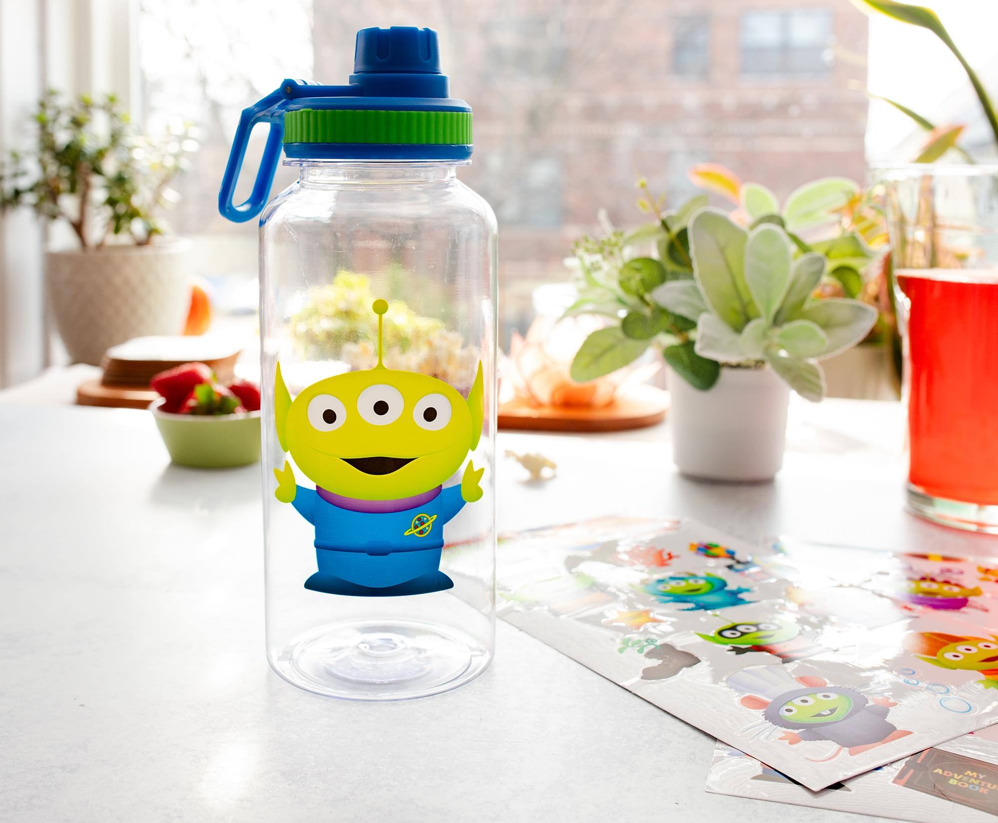 Disney Pixar Toy Story Alien 32 Ounce Twist Spout Water Bottle and ...