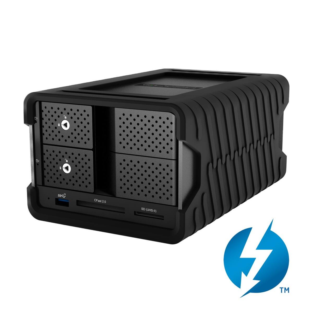 Glyph Technologies Blackbox PRO RAID 32TB (2x16TB) 2 Bay Thunderbolt 3 ...