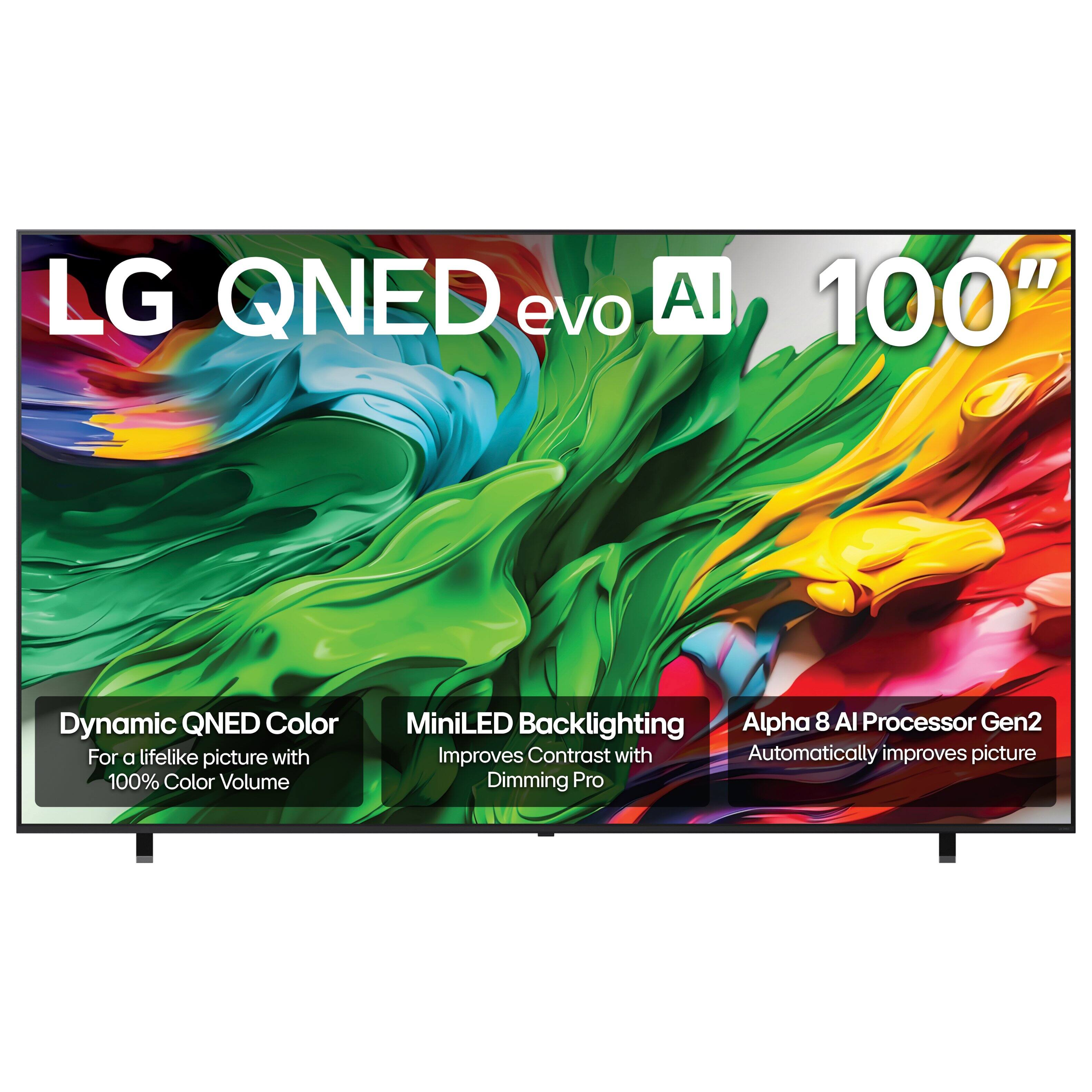 LG 100" Class 85A Series QNED evo AI MiniLED 4K UHD Smart webOS TV (2025) 100QNED85AU - Best Buy