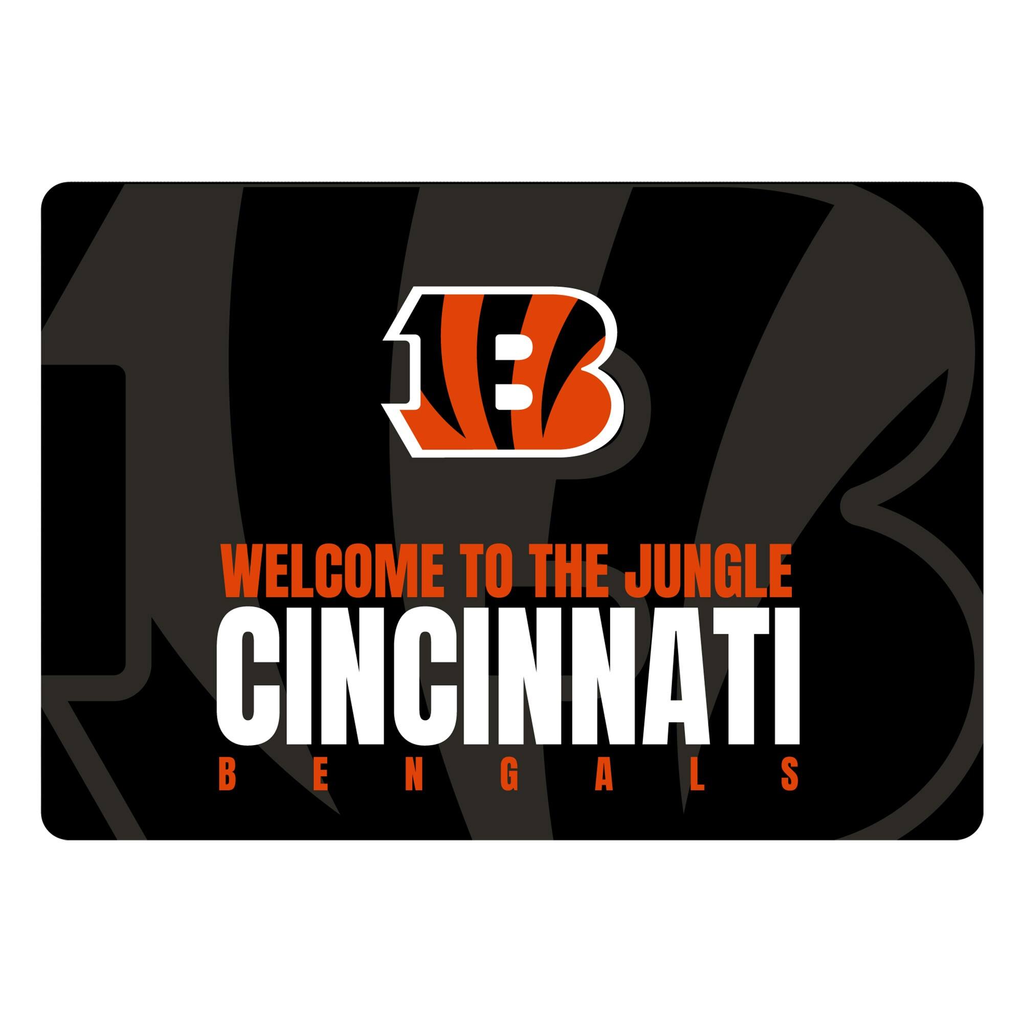 Pegasus Cincinnati Bengals 60" x 90" Oversized Slogan Fade Ultra Cozy ...